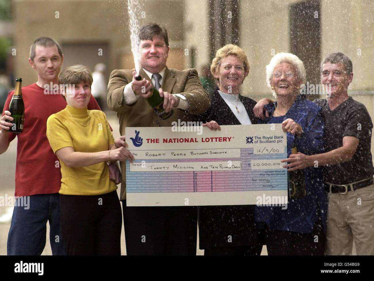 Lottery Winners Syndicate Stock Photo - Alamy