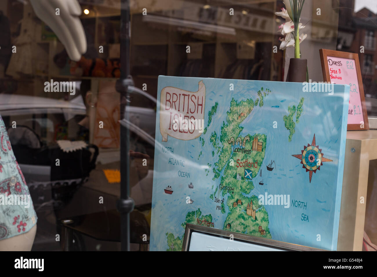 British isles map hi-res stock photography and images - Alamy