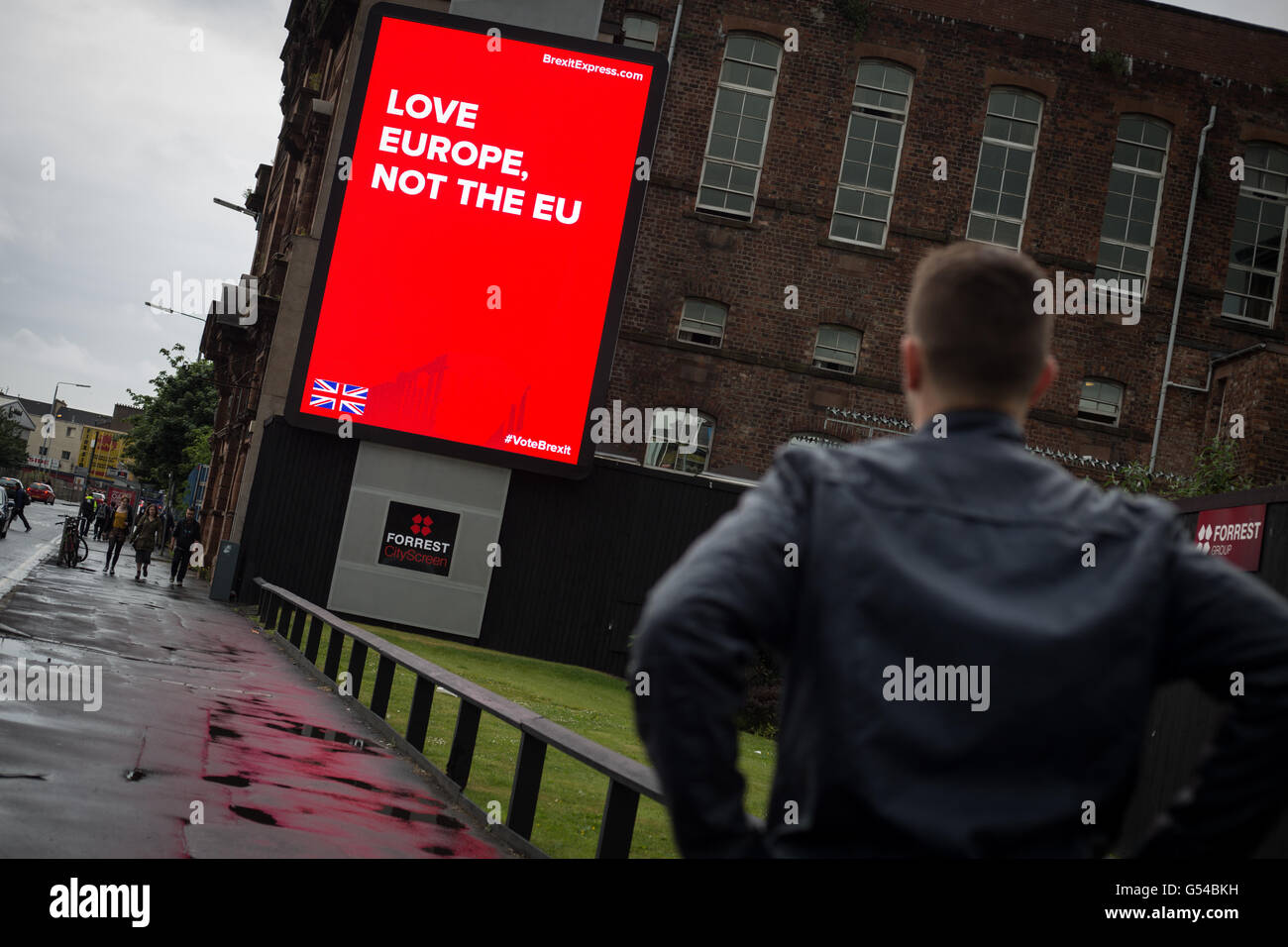 Vote leave billboard hi-res stock photography and images - Alamy
