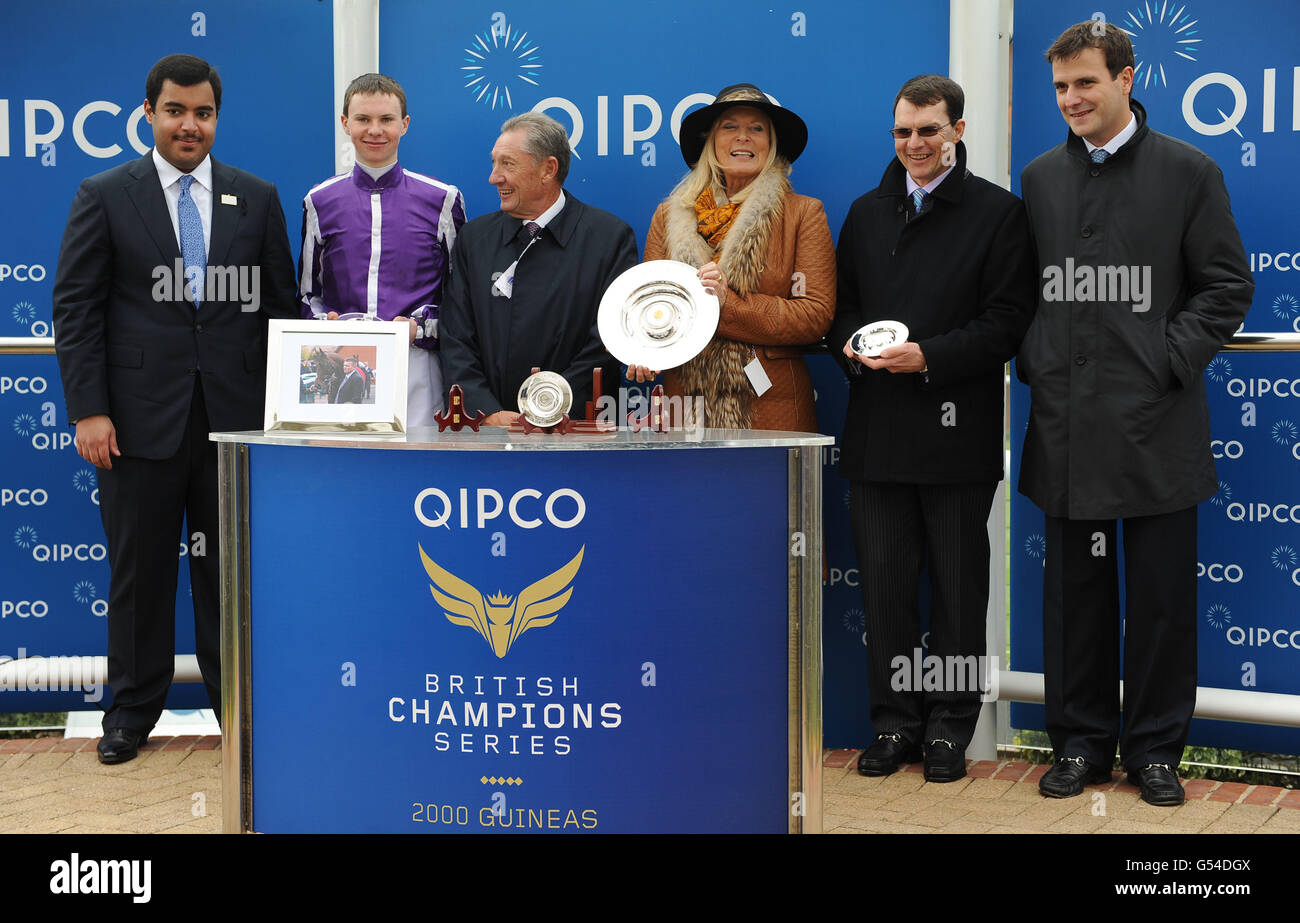 Joseph obrien 2nd from left and trainer hi-res stock photography and ...