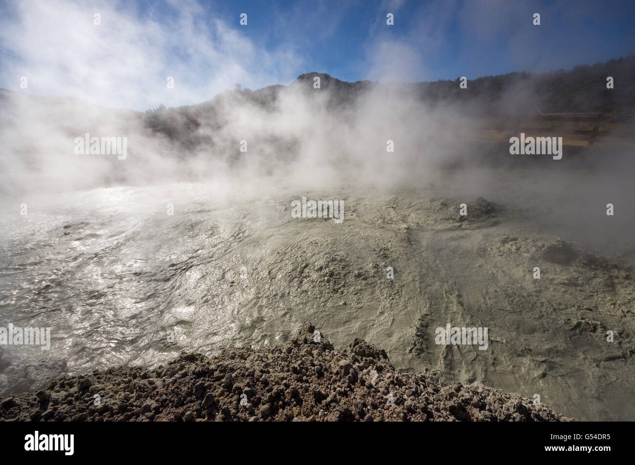 Sikidang dieng crater hi-res stock photography and images - Alamy