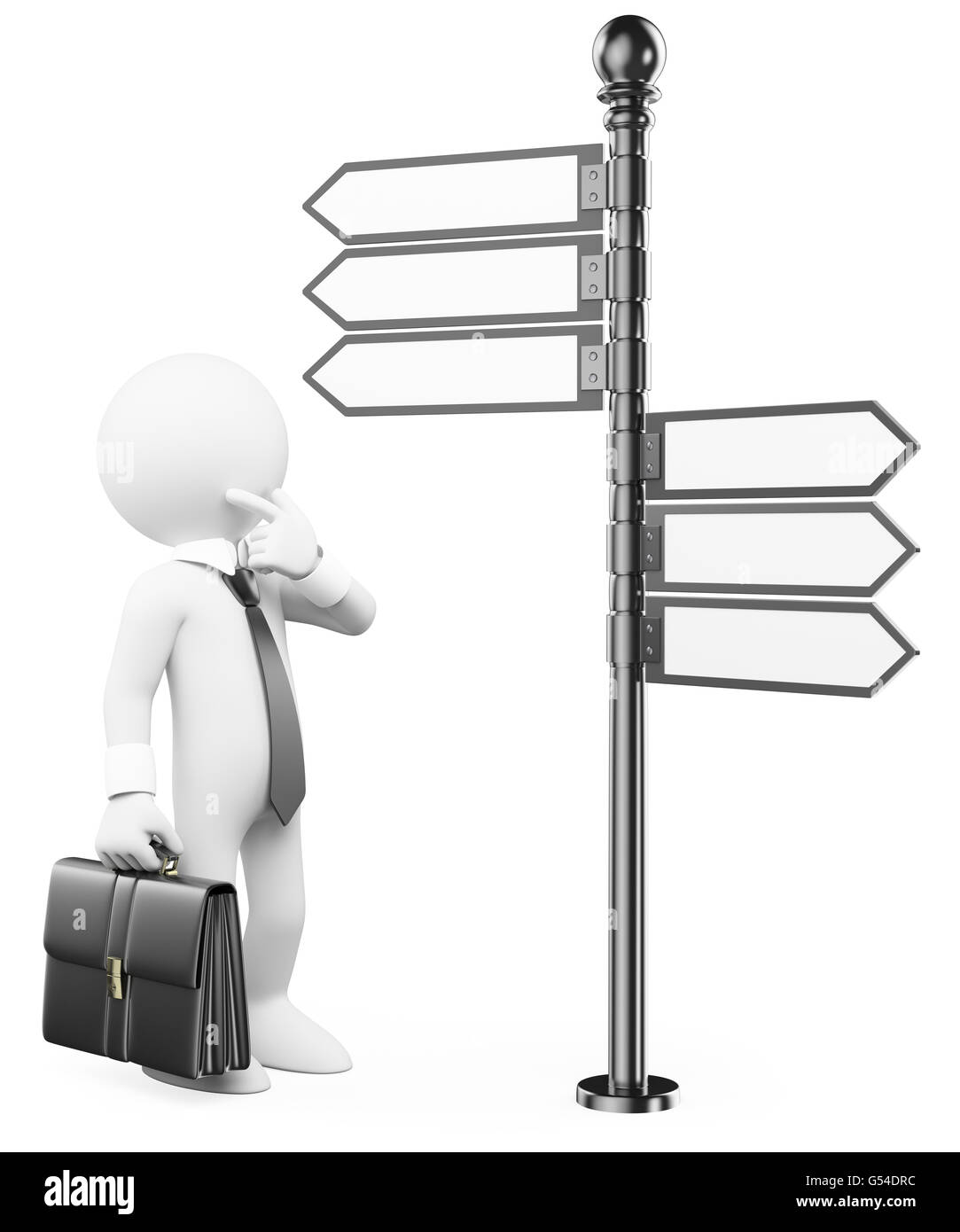 Deciding path Cut Out Stock Images & Pictures - Alamy