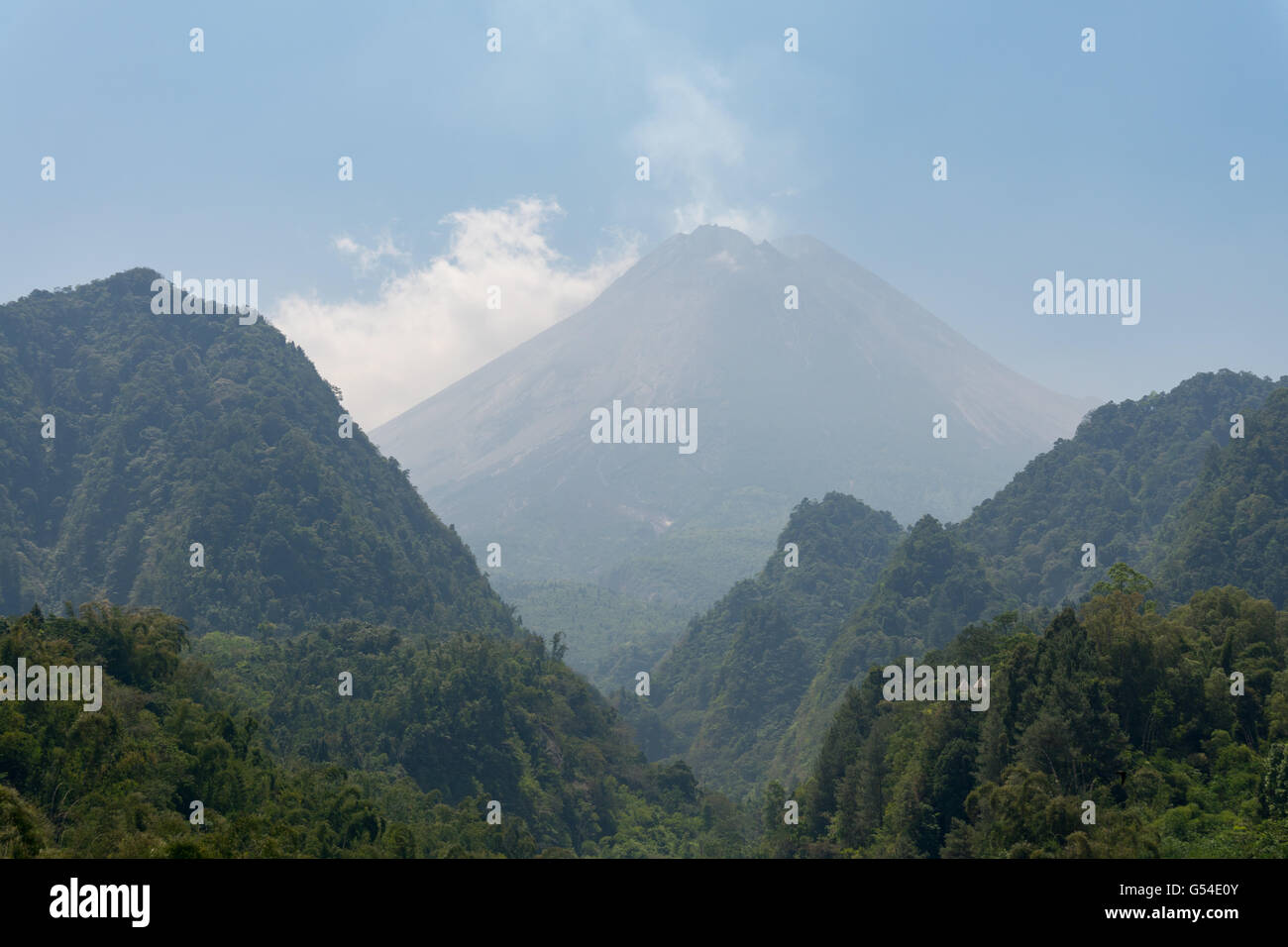 Indonesia, Java, Sleman, volcano Merapi Stock Photo - Alamy