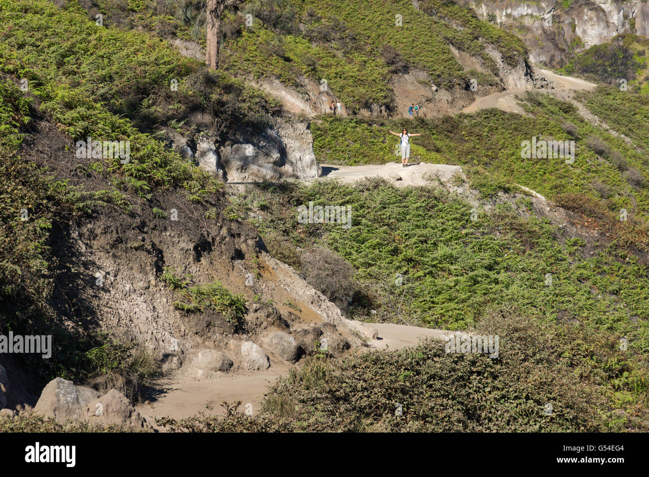 Indonesia, Java Timur, Bondowoso, Freedom, Volcano Ijen Stock Photo - Alamy