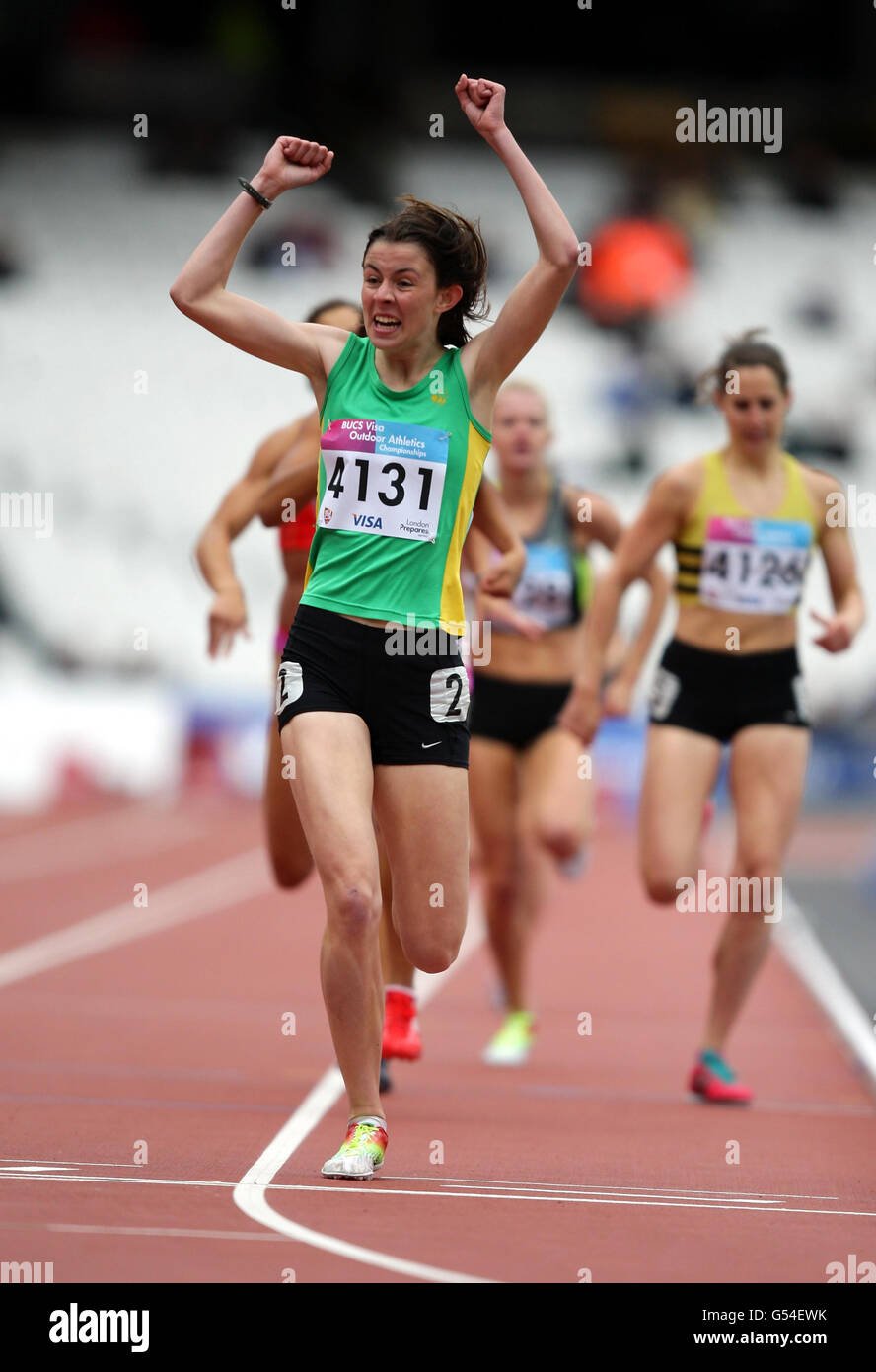 Jessica Judd competes in the Women's 800m UKA during the Universities ...
