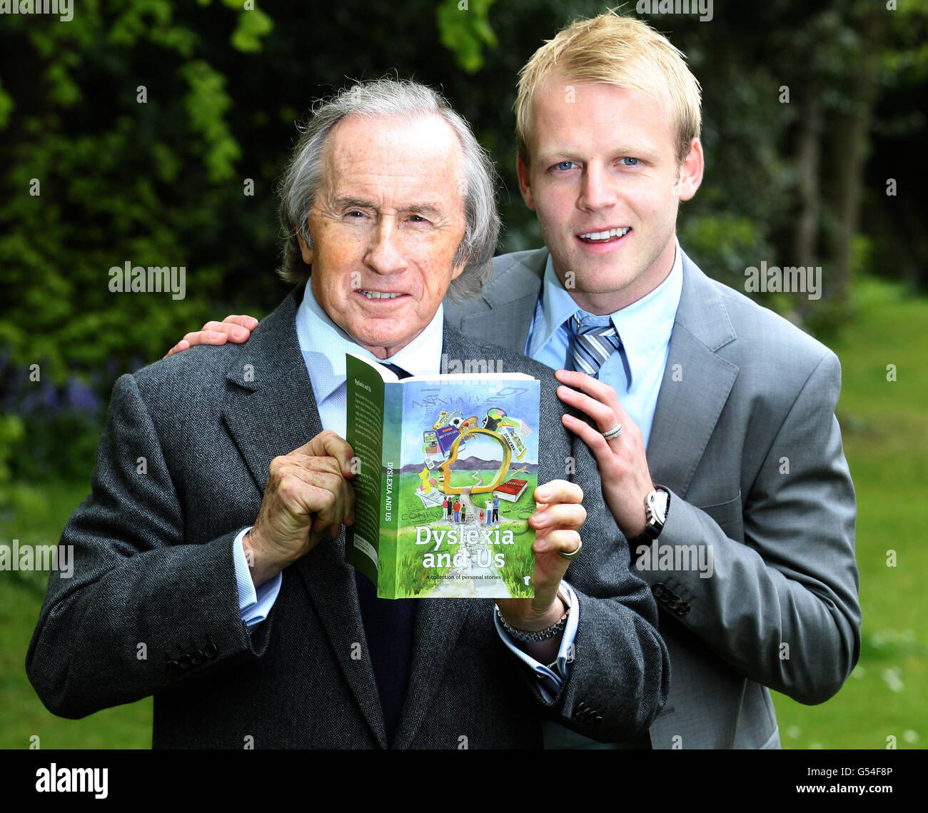 Sir Jackie Stewart and Rangers and Scotland football player Steven ...