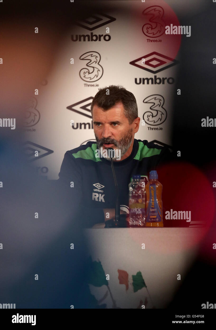 Republic of Ireland assistant manager Roy Keane during a press ...