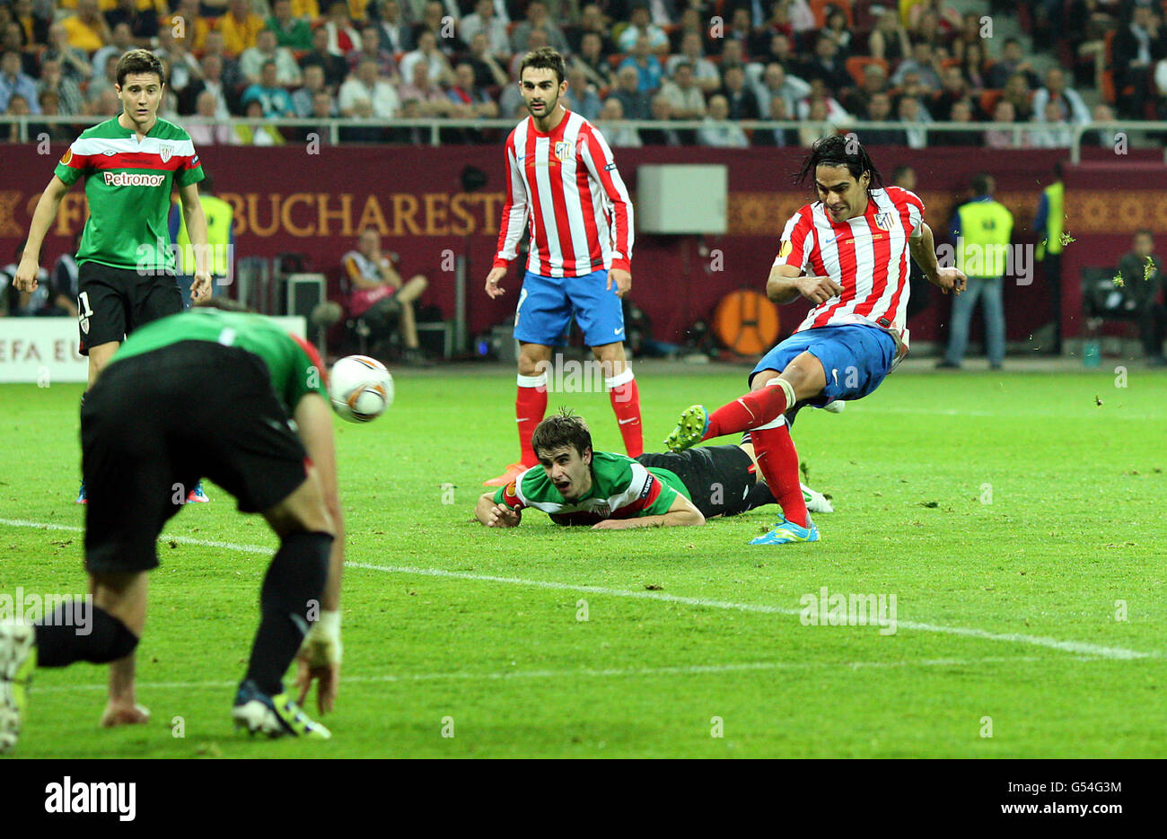 Falcao europa league goal hi-res stock photography and images - Alamy