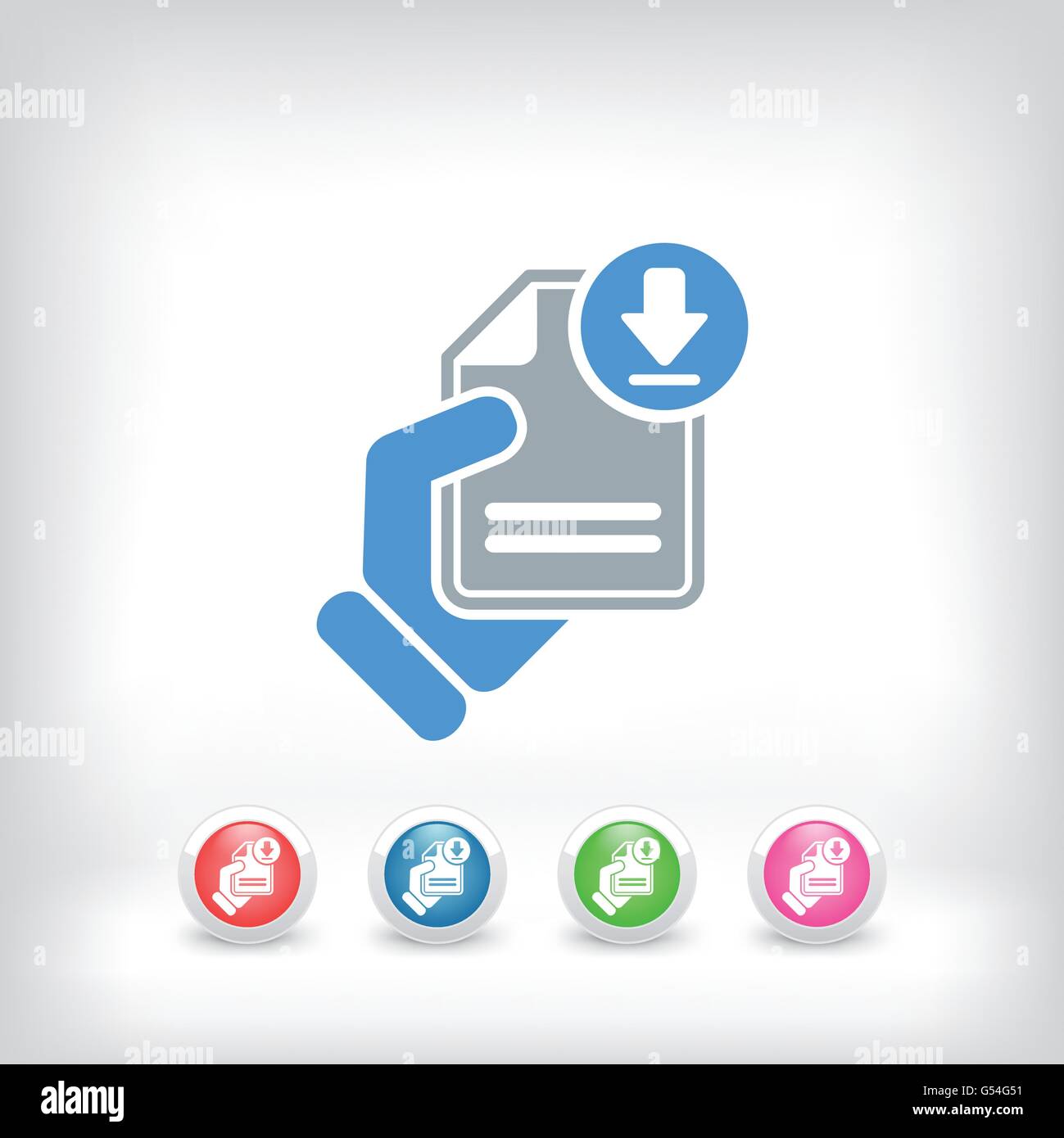Download document link Stock Vector Image & Art - Alamy