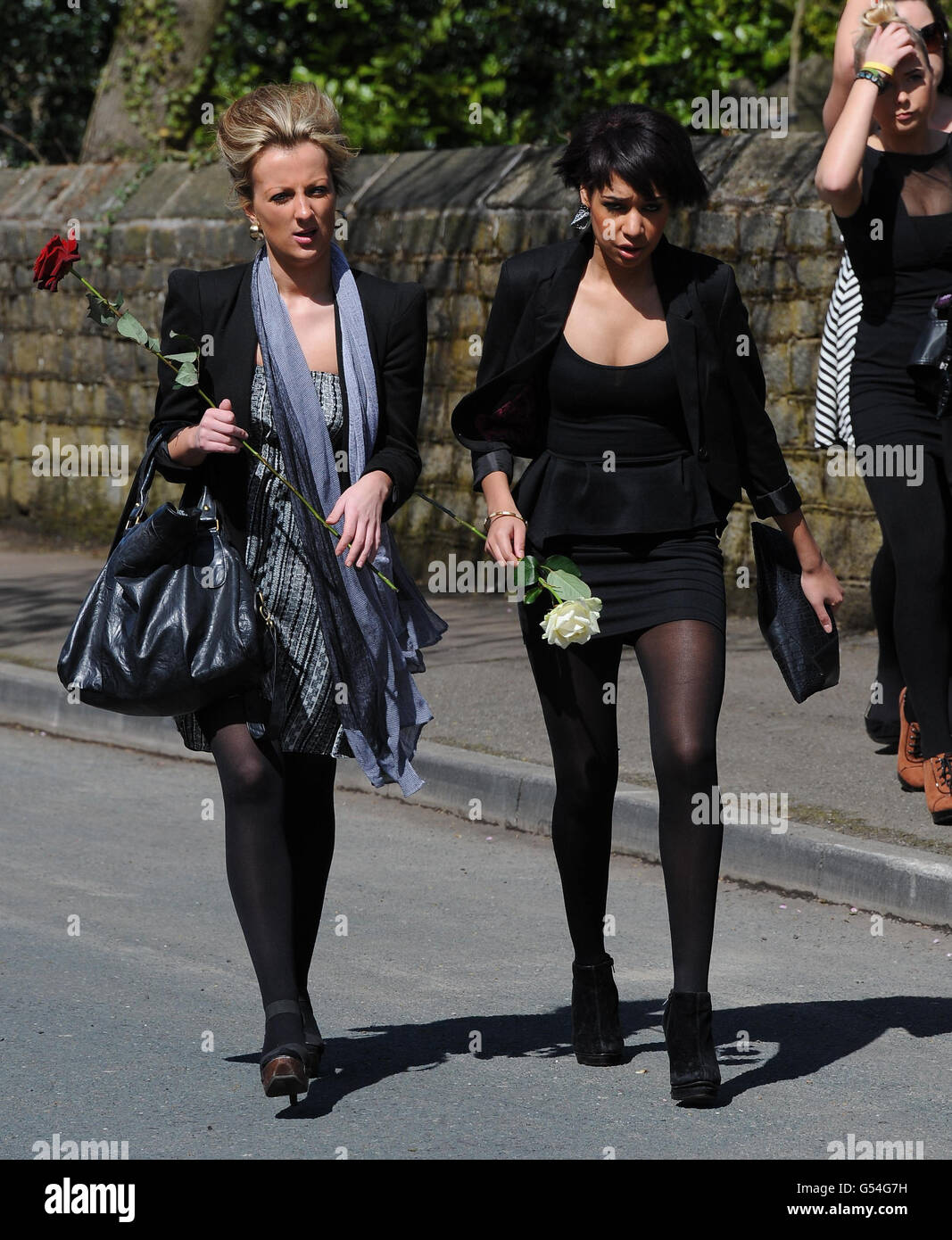 Corporal Jake Hartley funeral Stock Photo - Alamy