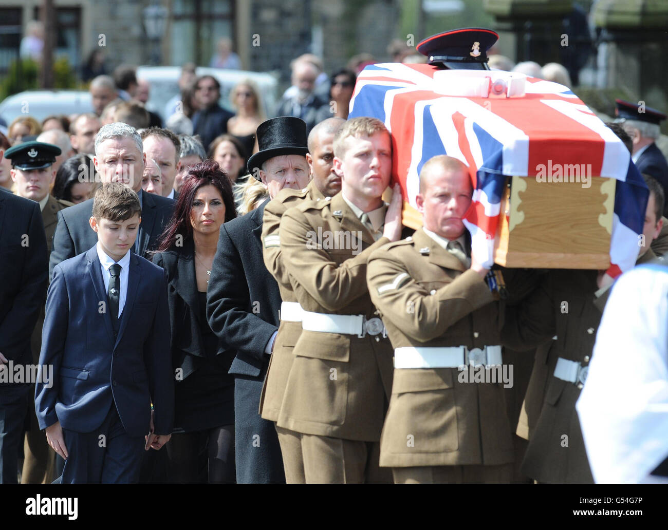 The family of Corporal Jake Hartley (left to right) brother Ethan ...