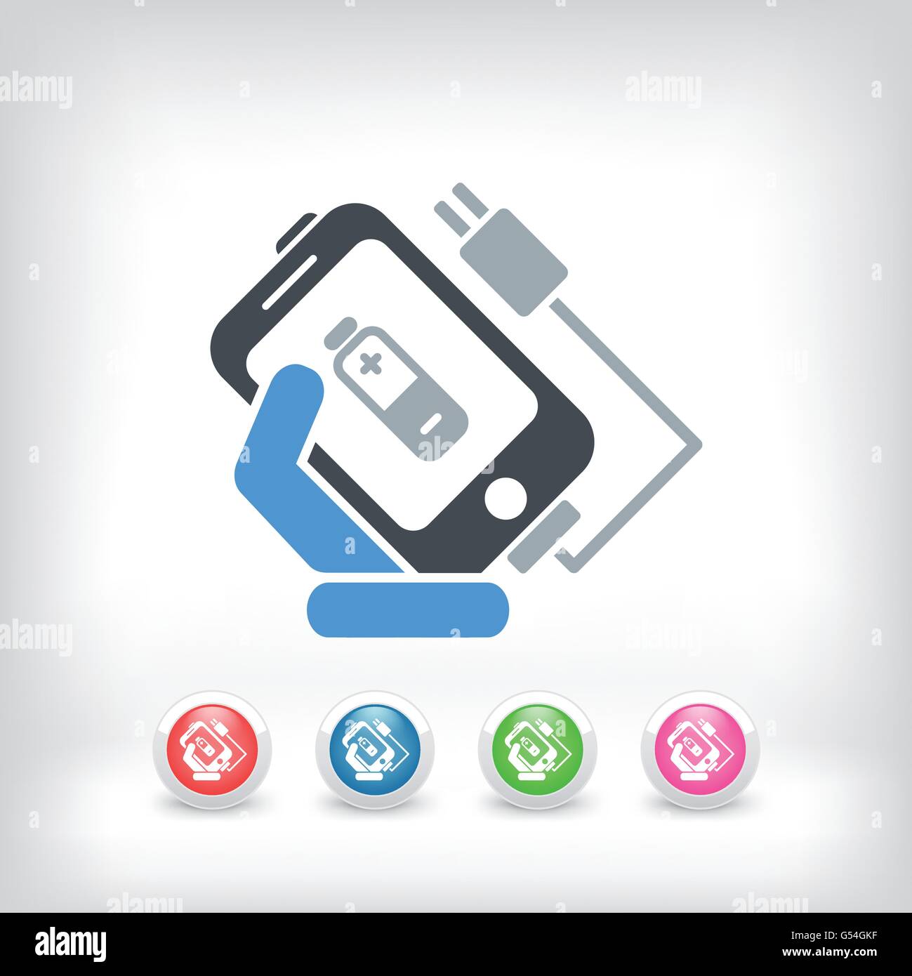 Phone charge icon Stock Vector Image & Art - Alamy