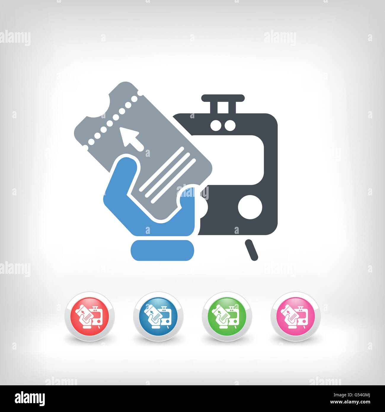 Tickets for public transport Stock Vector Images - Alamy