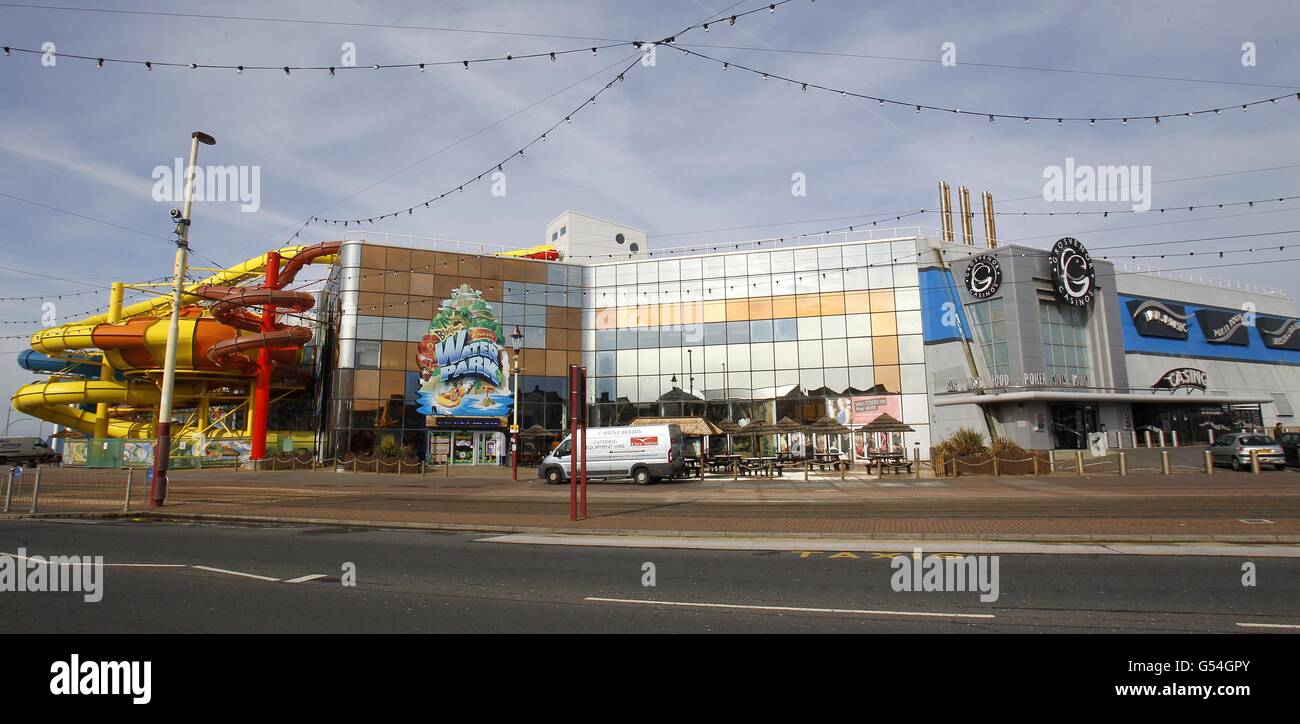 General View of Blackpool's Sandcastle Water Park Stock Photo - Alamy