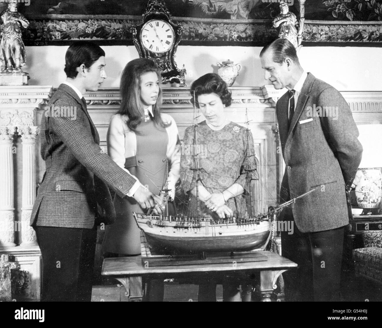 New princess anne princess royal Black and White Stock Photos & Images ...