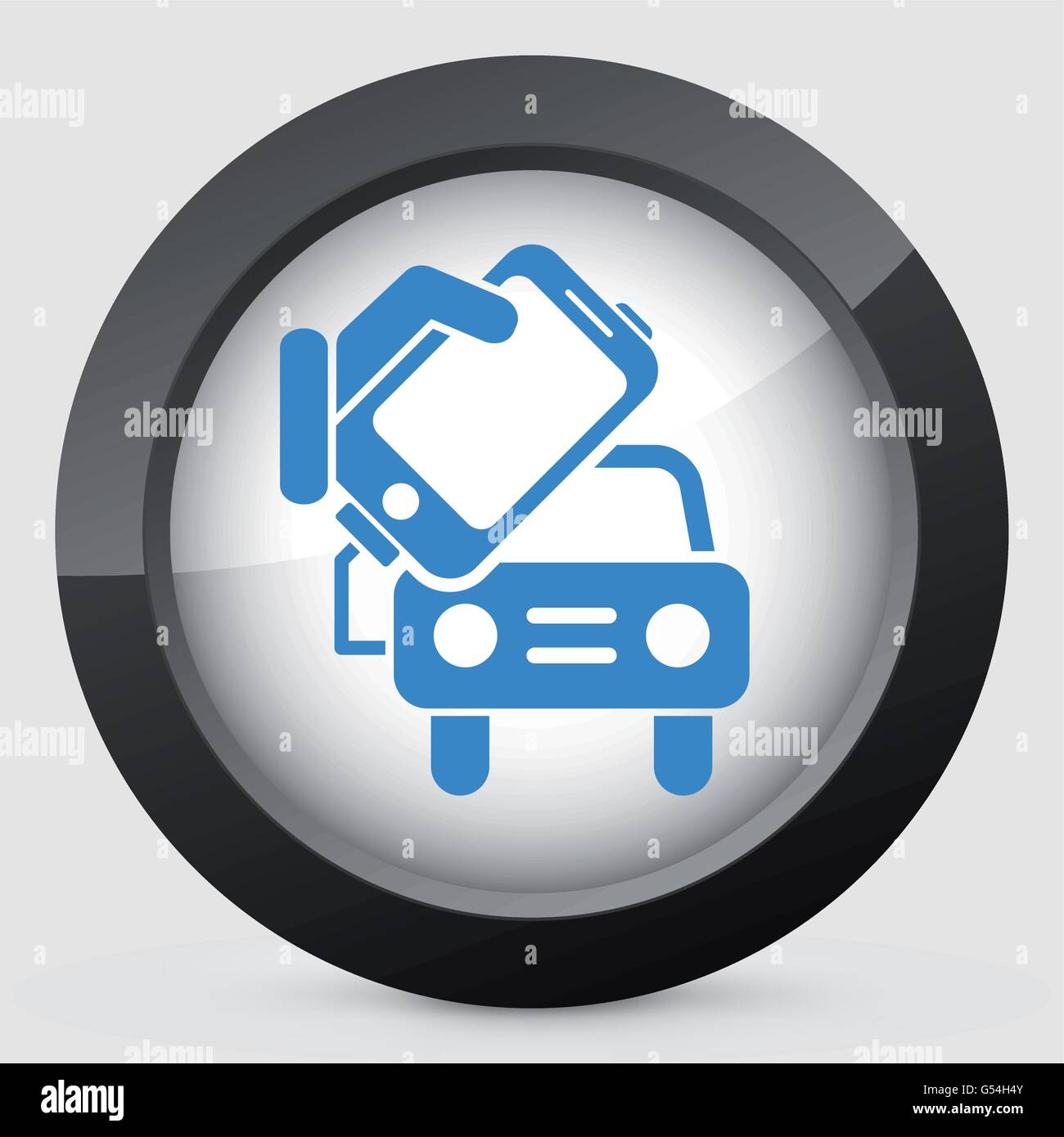 Connection of smartphone to car Stock Vector Image & Art - Alamy