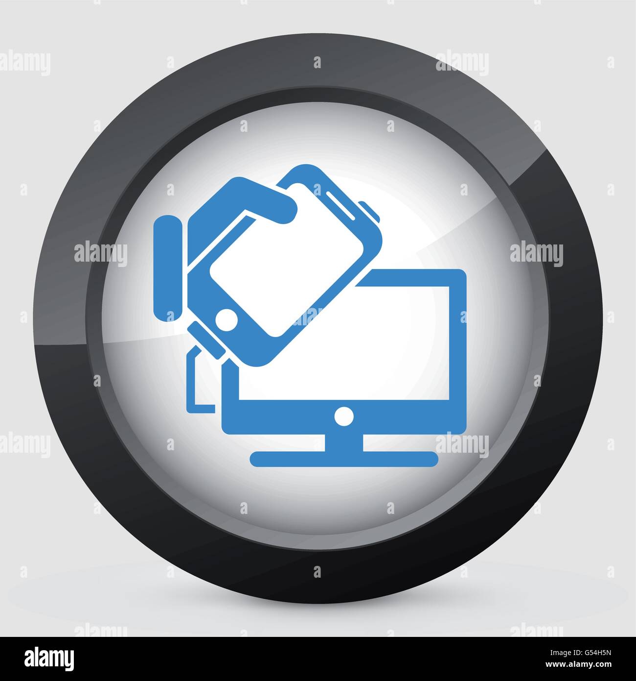 Smartphone to TV connection Stock Vector Image & Art - Alamy