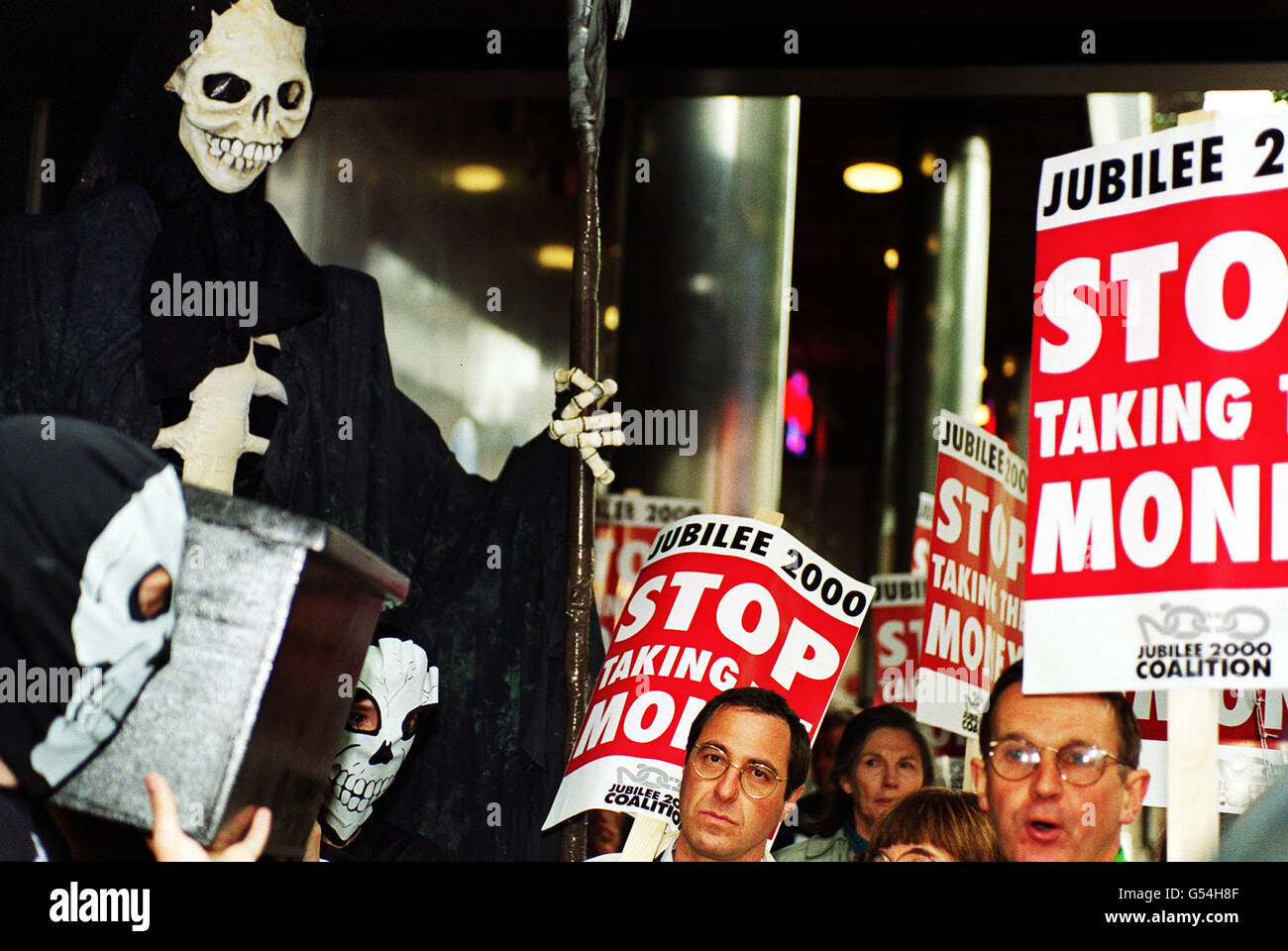 World Bank protest London Stock Photo - Alamy
