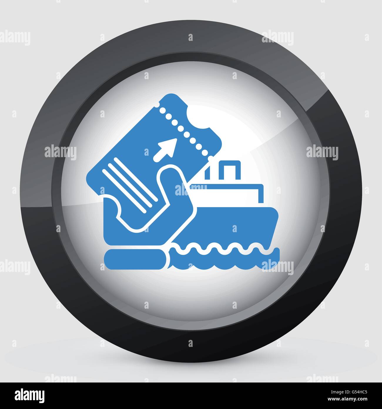 Ship boarding pass Stock Vector Images - Alamy