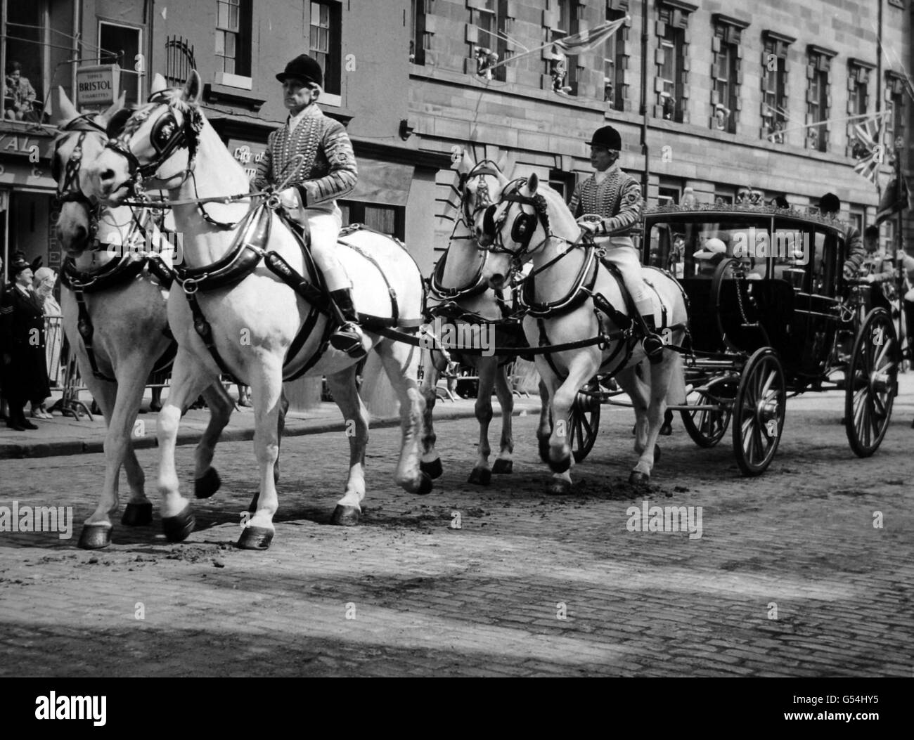 Scottish state carriage Black and White Stock Photos & Images - Alamy