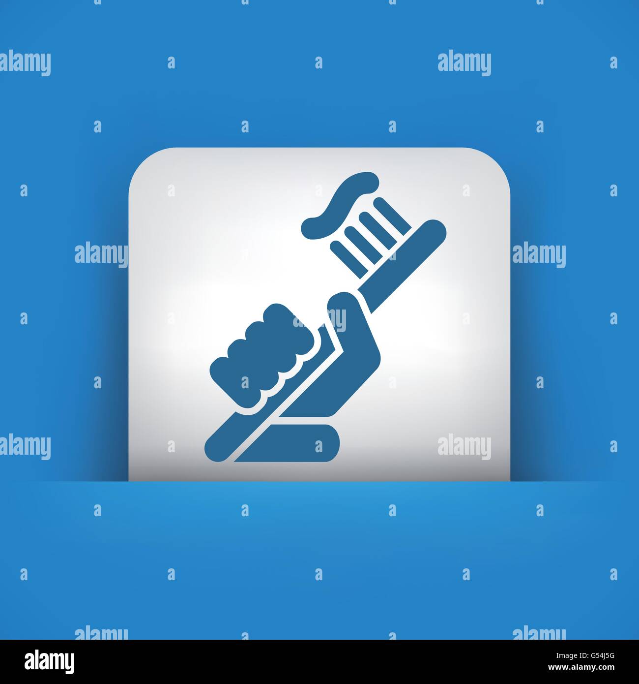 Hand holding toothpaste and toothbrush Stock Vector Image & Art - Alamy