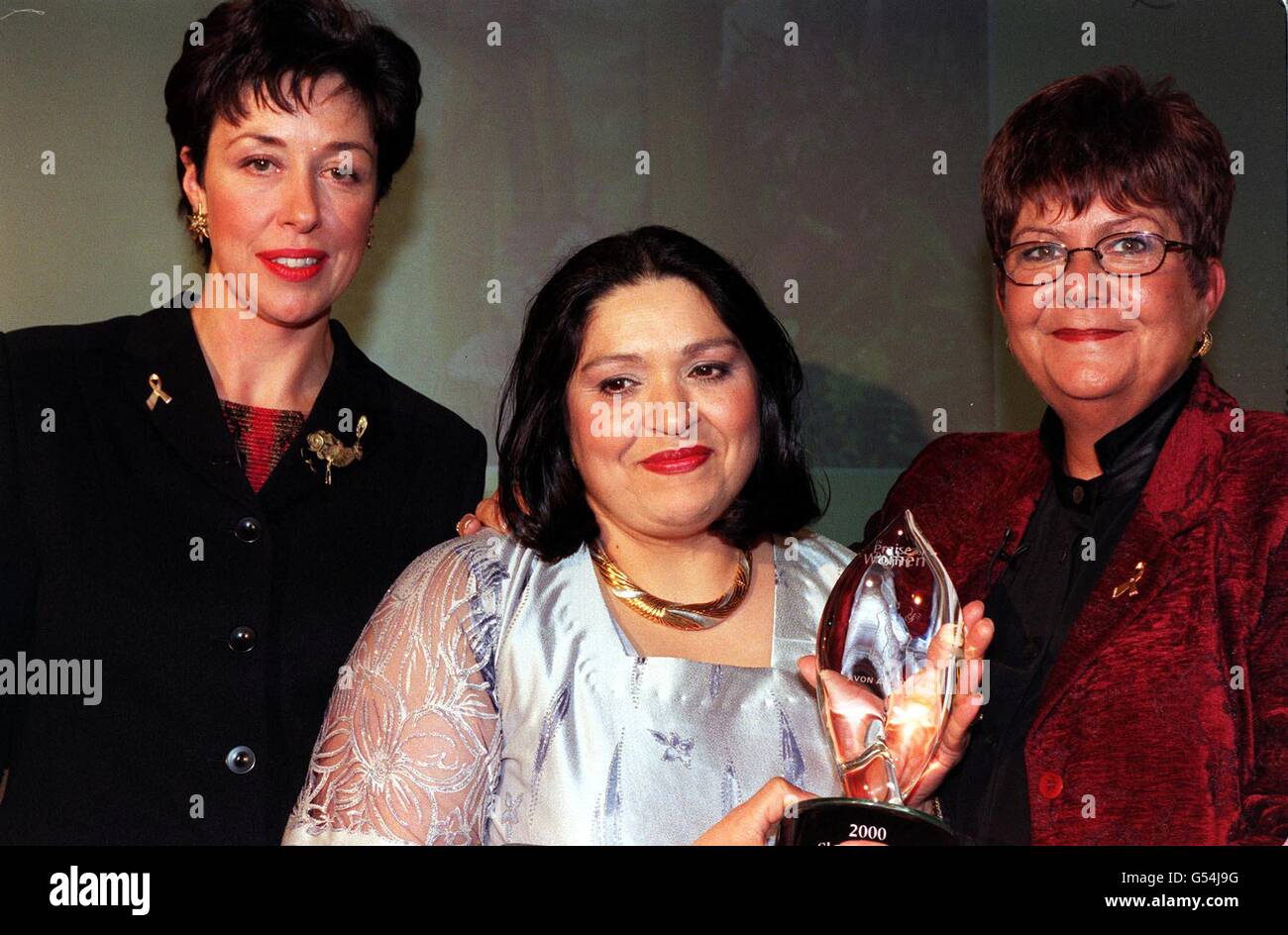 Sarah Kilby, editor of Woman &Home Magazine (L) with Sandy Mountford ...