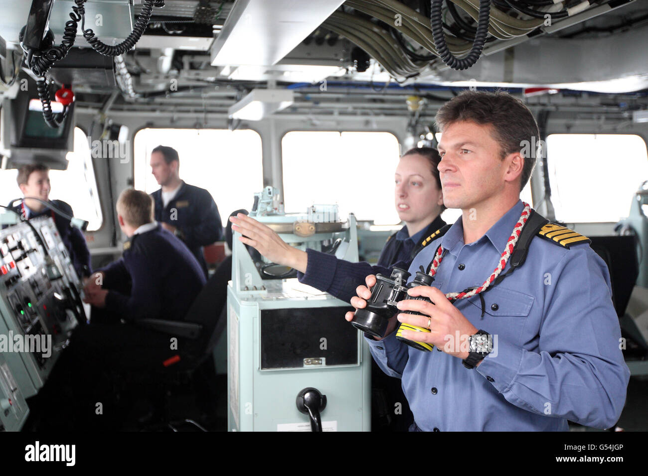 Commanding officer of hms ocean hi-res stock photography and images - Alamy