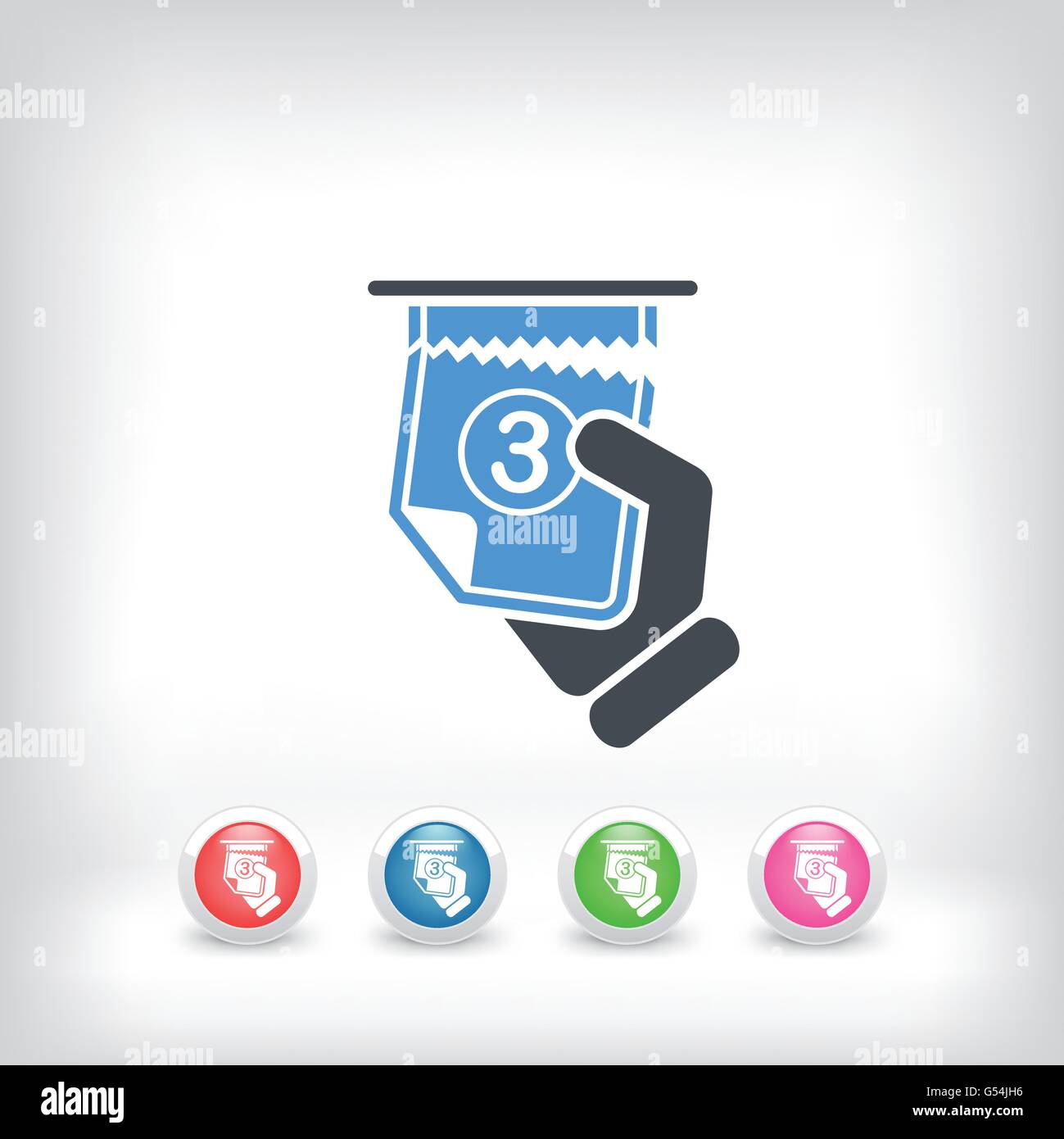 Ticket queue icon Stock Vector Image & Art - Alamy