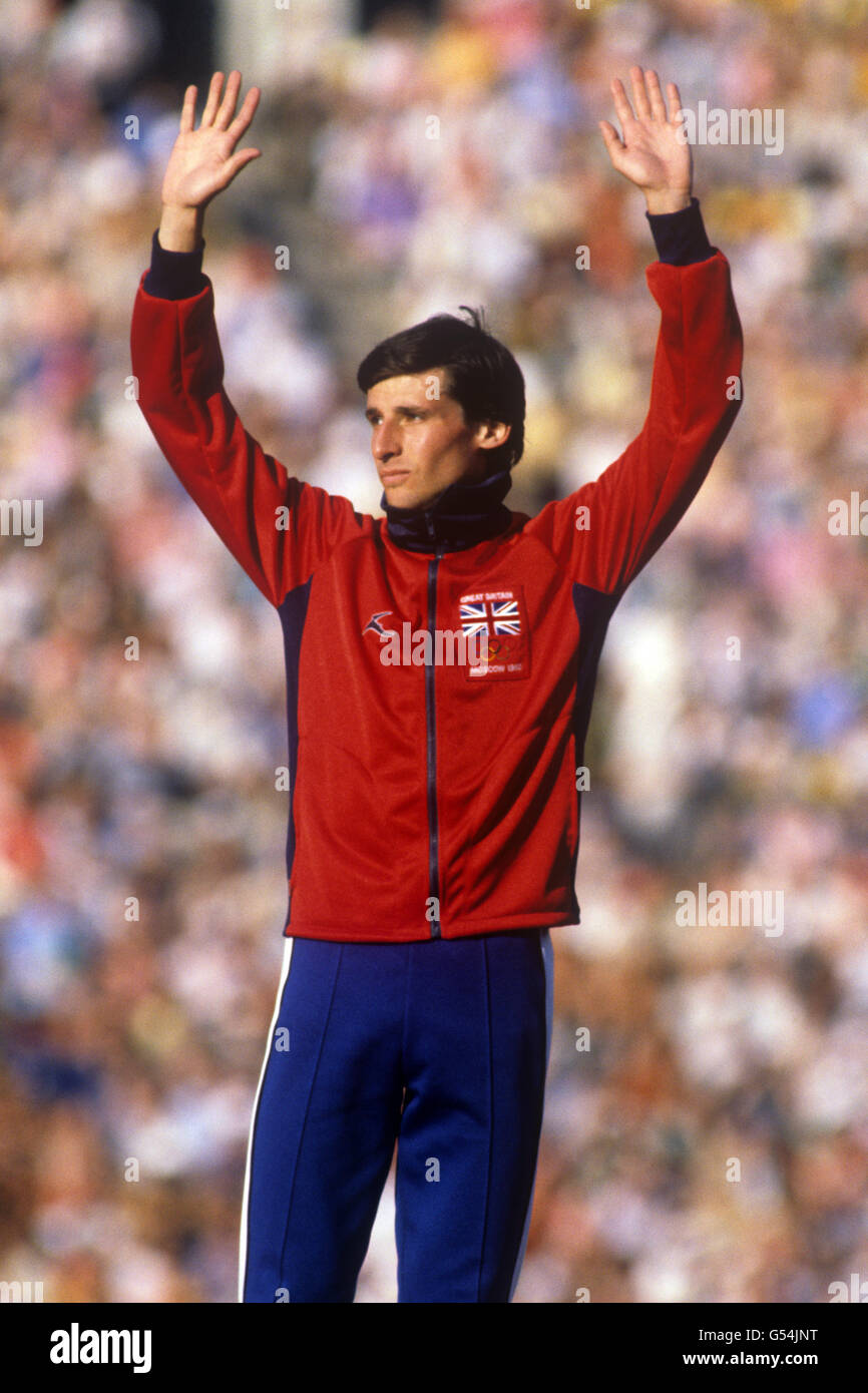 Seb coe olympic winner hi-res stock photography and images - Alamy