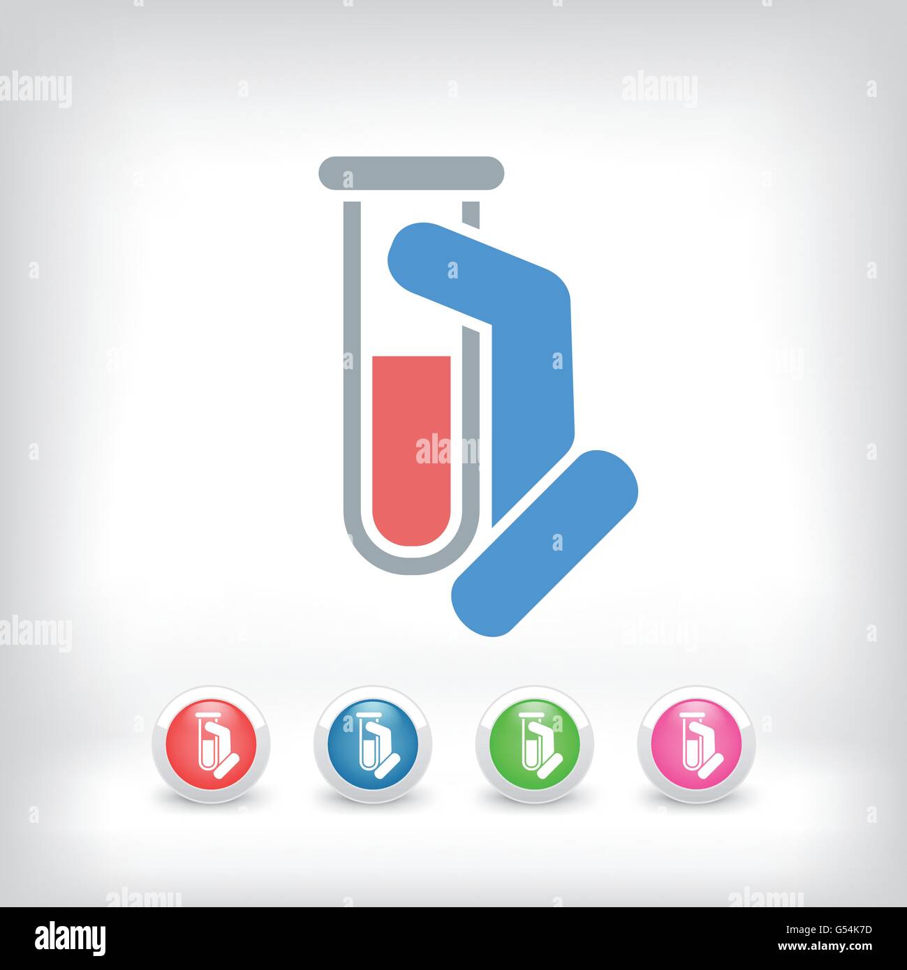 Test tube icon Stock Vector Image & Art - Alamy