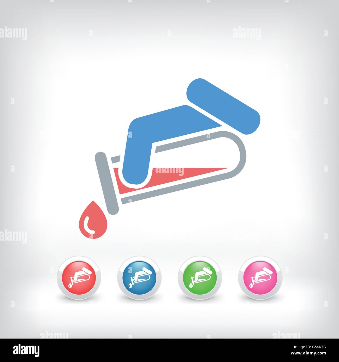 Test tube icon Stock Vector Image & Art - Alamy