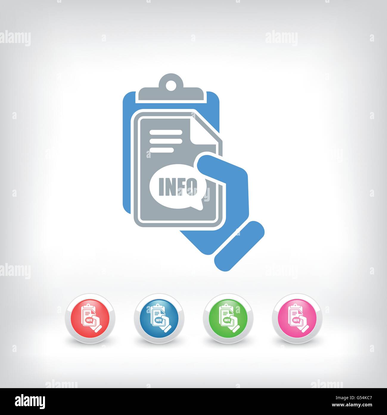 Info document icon Stock Vector Image & Art - Alamy