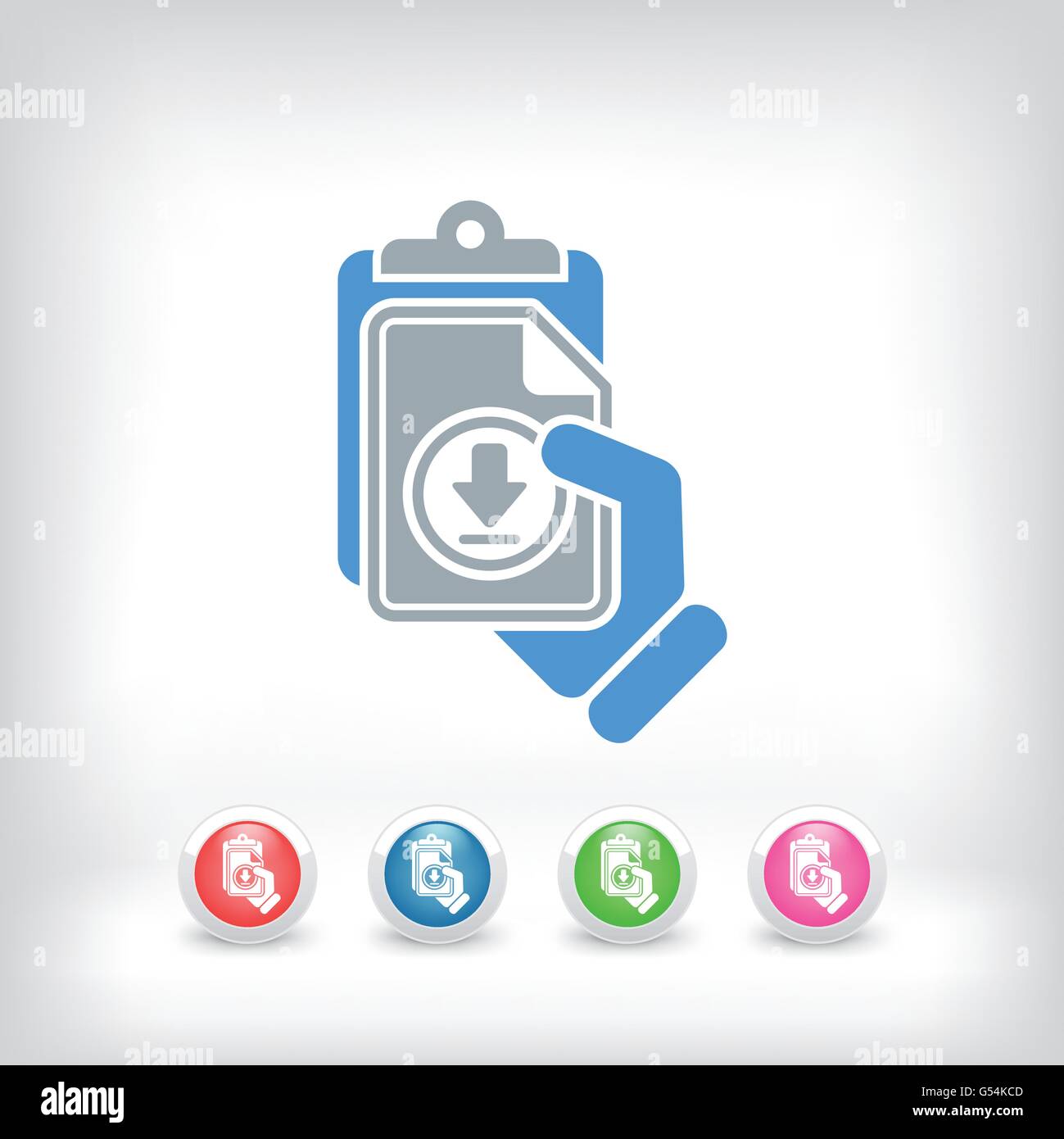 Download link icon Stock Vector Image & Art - Alamy