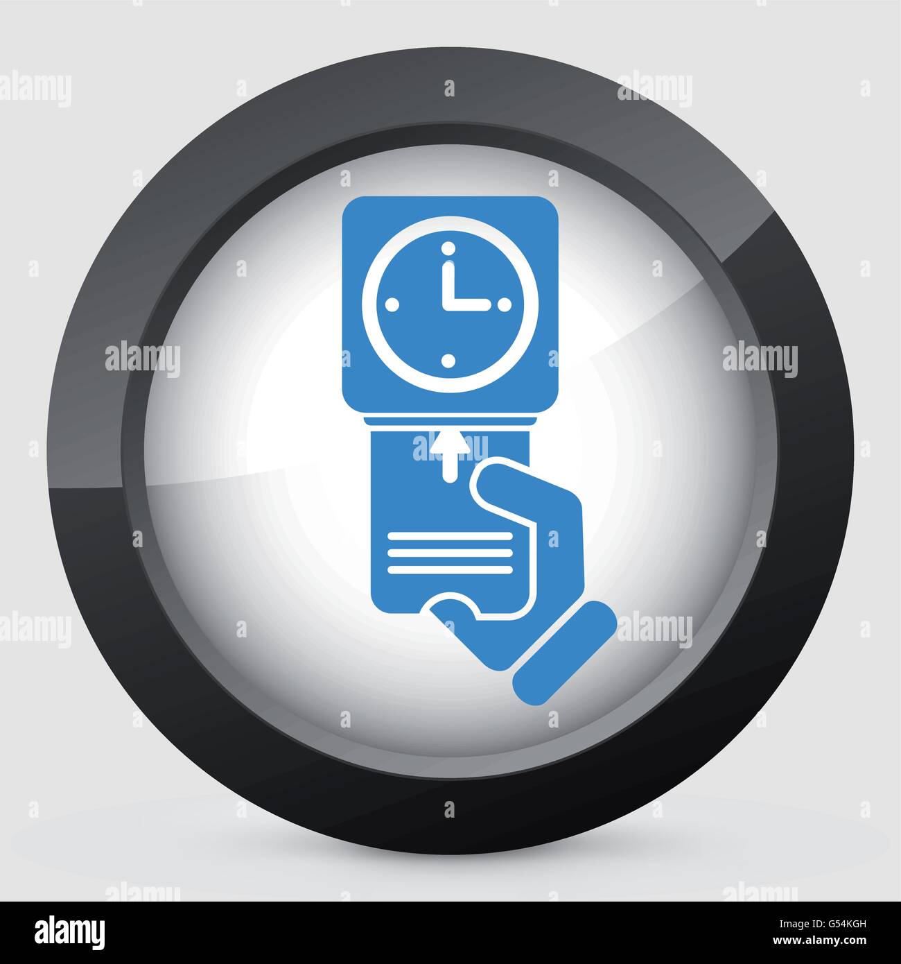 Clocking-in card icon Stock Vector Image & Art - Alamy