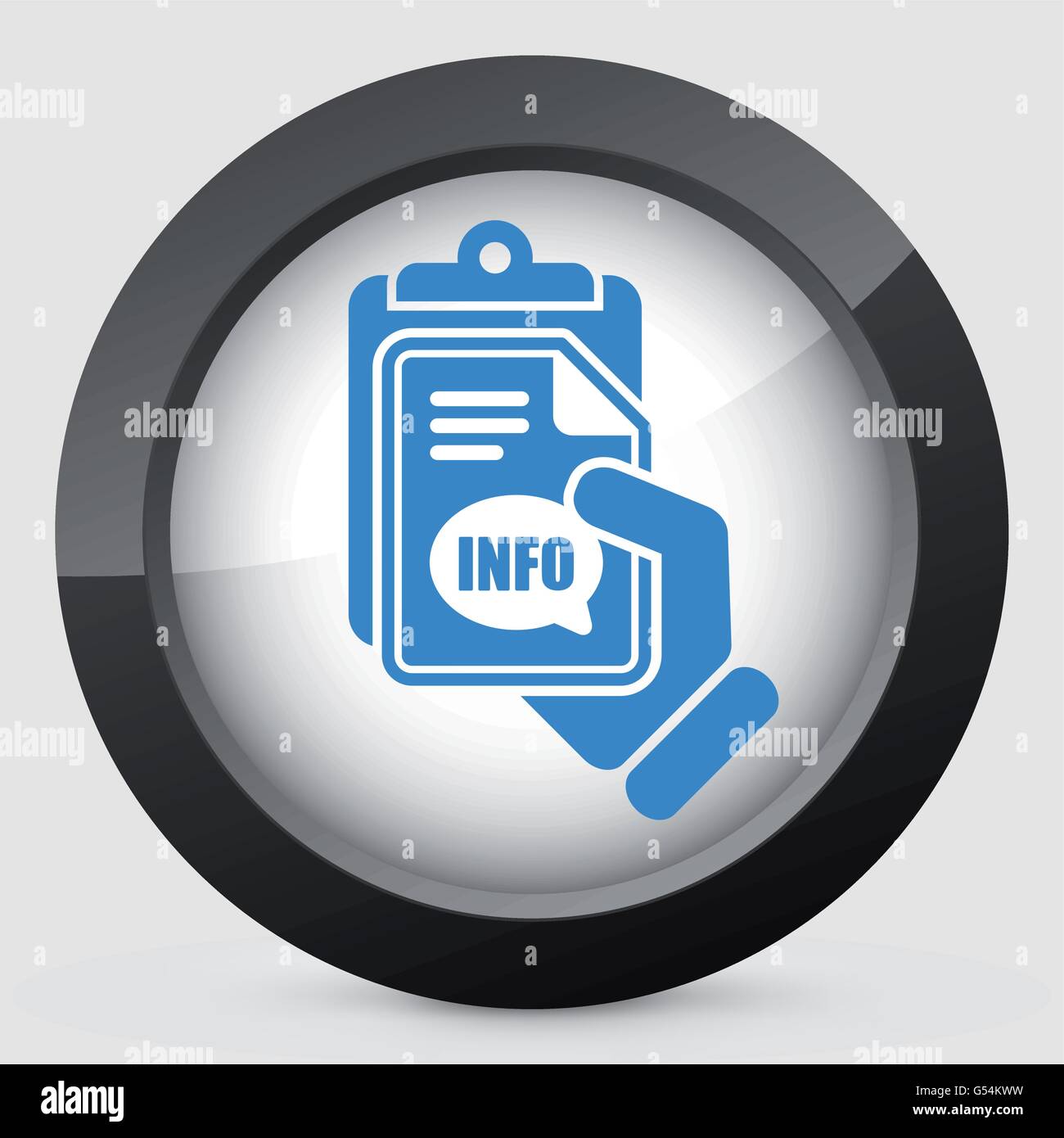 Info document icon Stock Vector Image & Art - Alamy