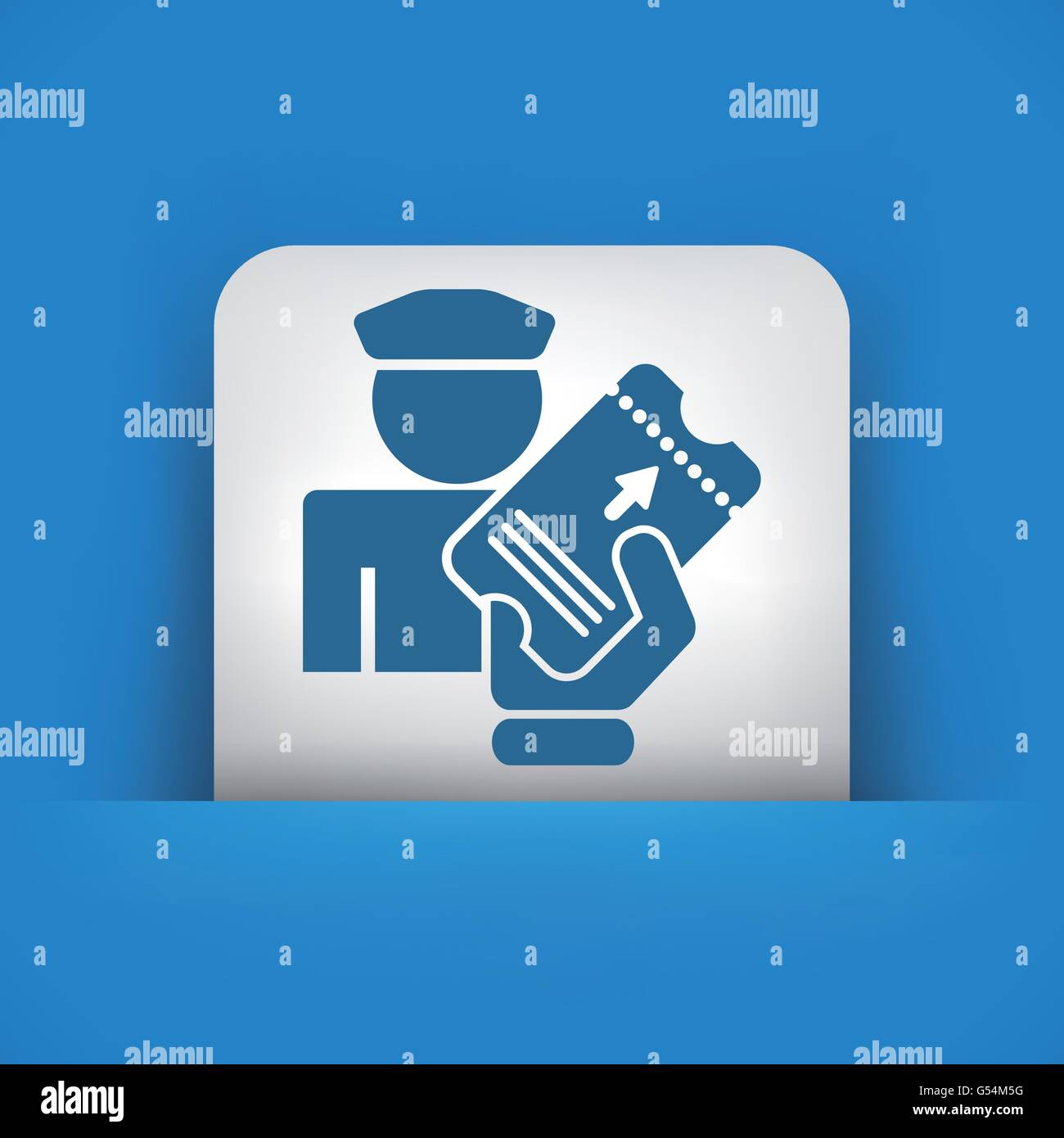 Ticket inspection train Stock Vector Images - Alamy