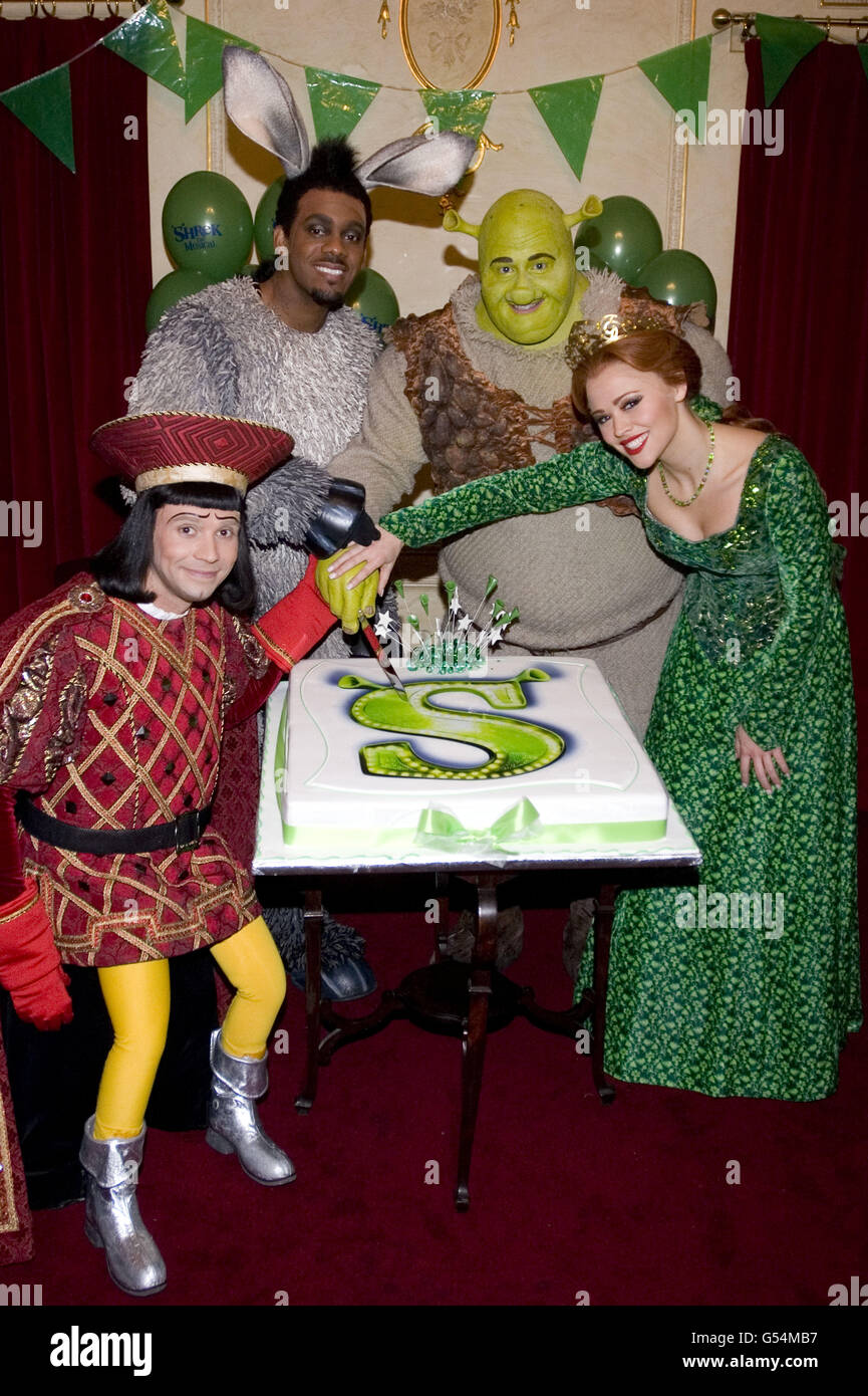 'Shrek The Musical' 1 Year Anniversary Family Fete - London Stock Photo ...