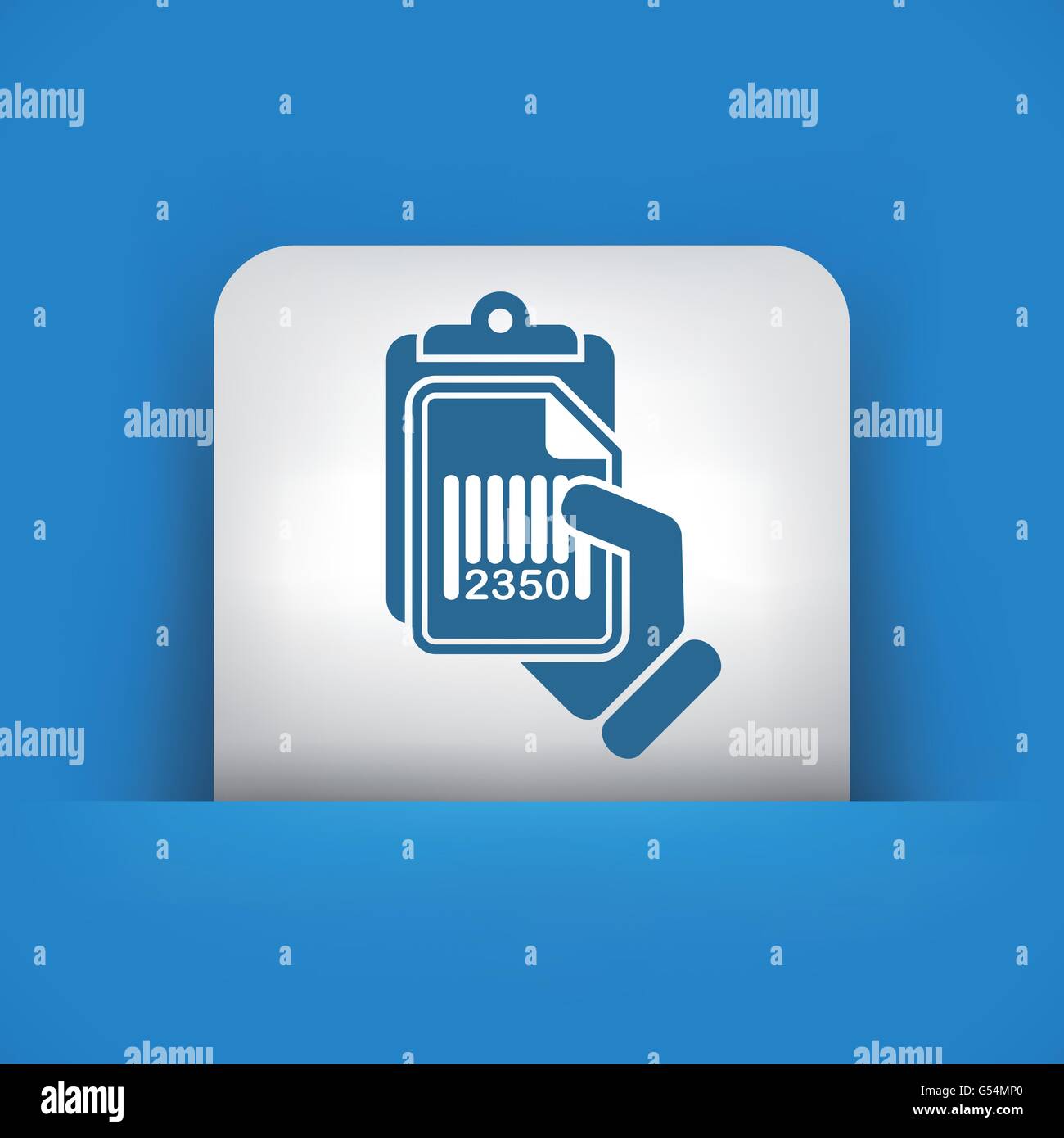 Document barcode icon Stock Vector Image & Art - Alamy