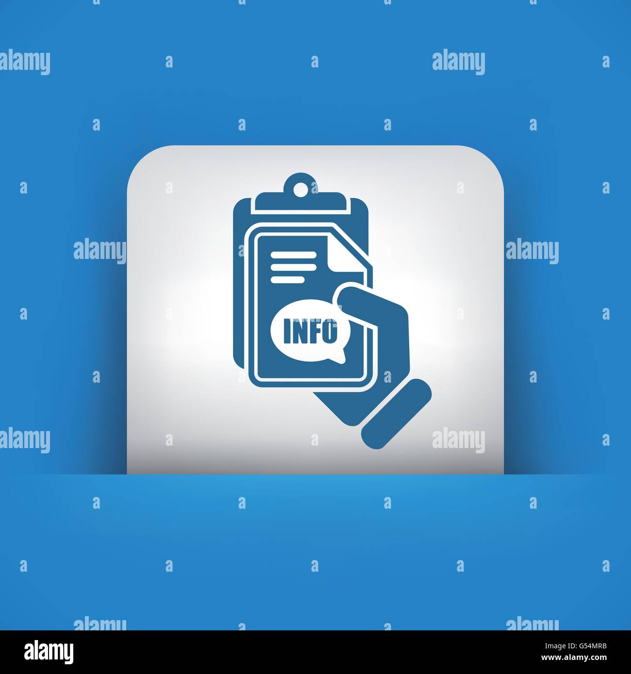 Info document icon Stock Vector Image & Art - Alamy