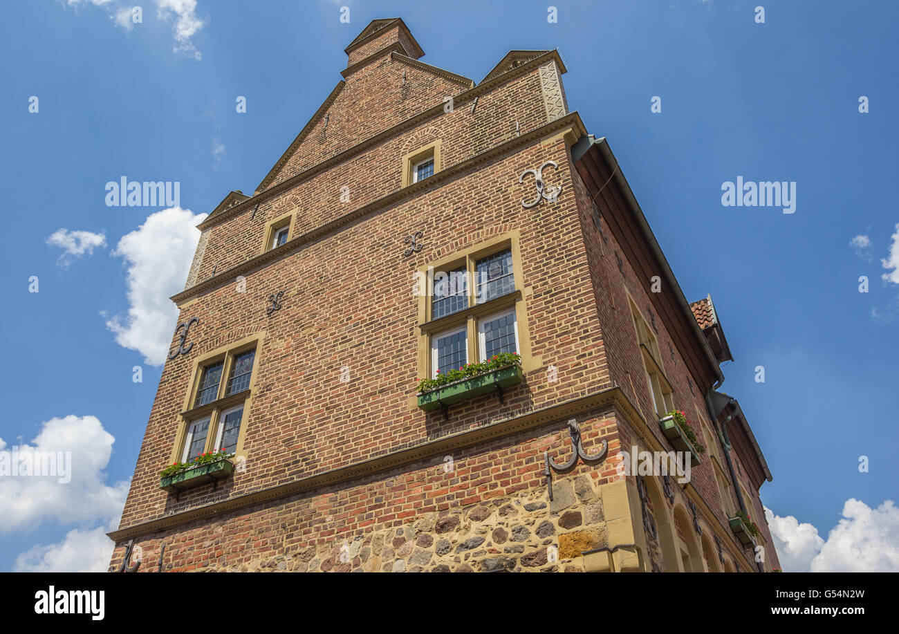 Town hall in the historical center of Meppen, Germany Stock Photo - Alamy