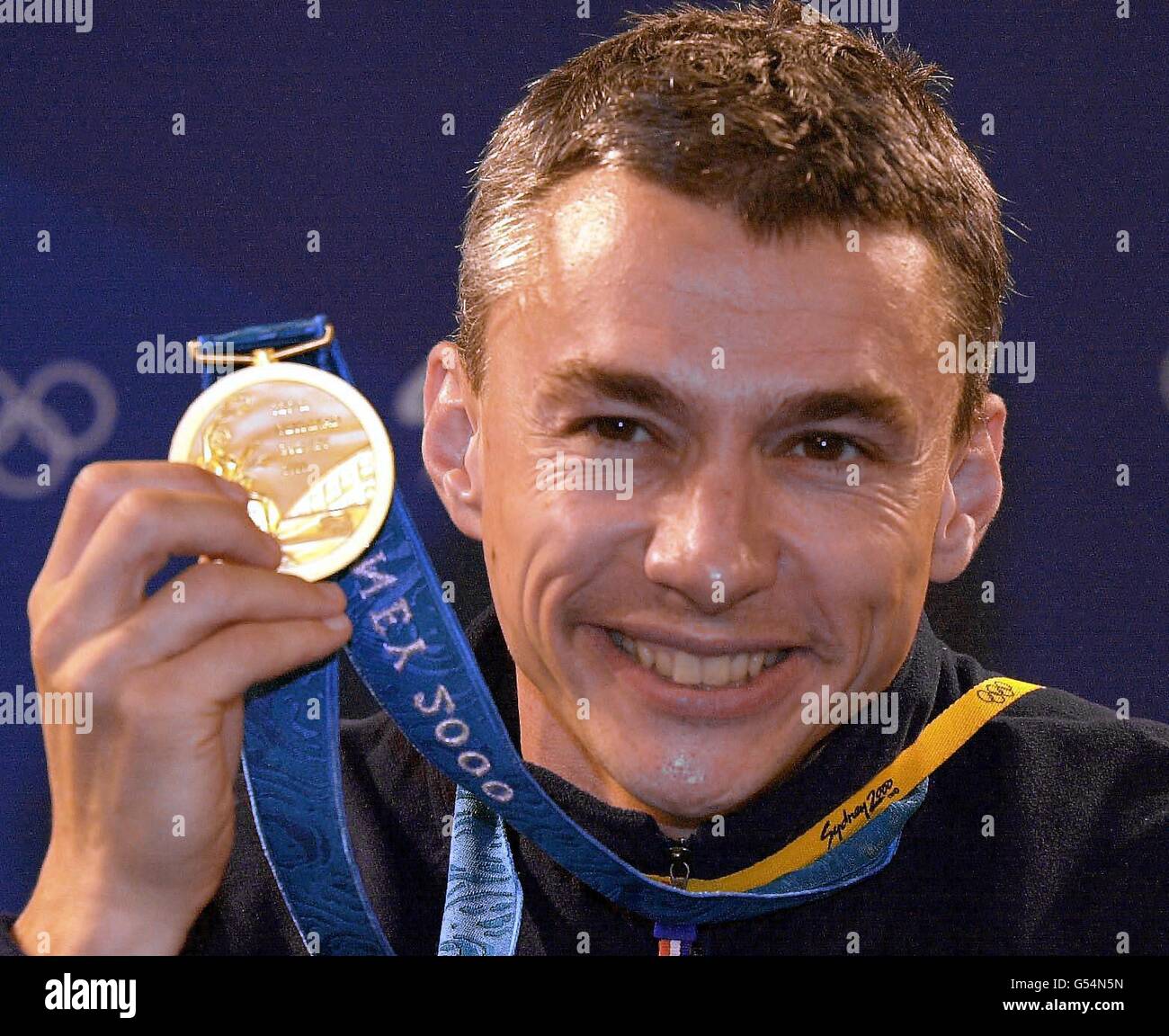 Olympics 2000 Edwards Gold Stock Photo - Alamy