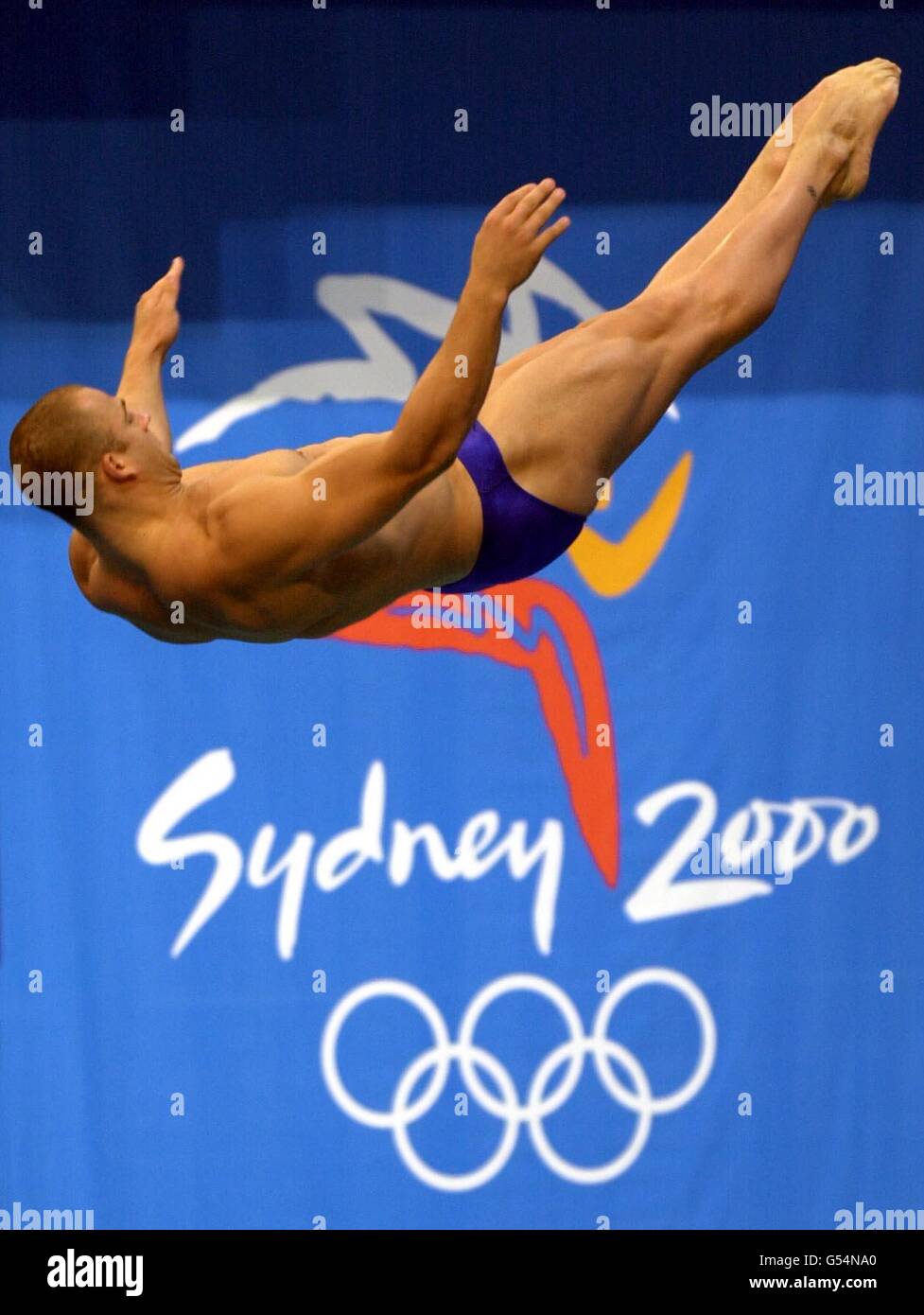 Olympics 2000 Ally. Great Britain's Tony Ally in action during the Men ...