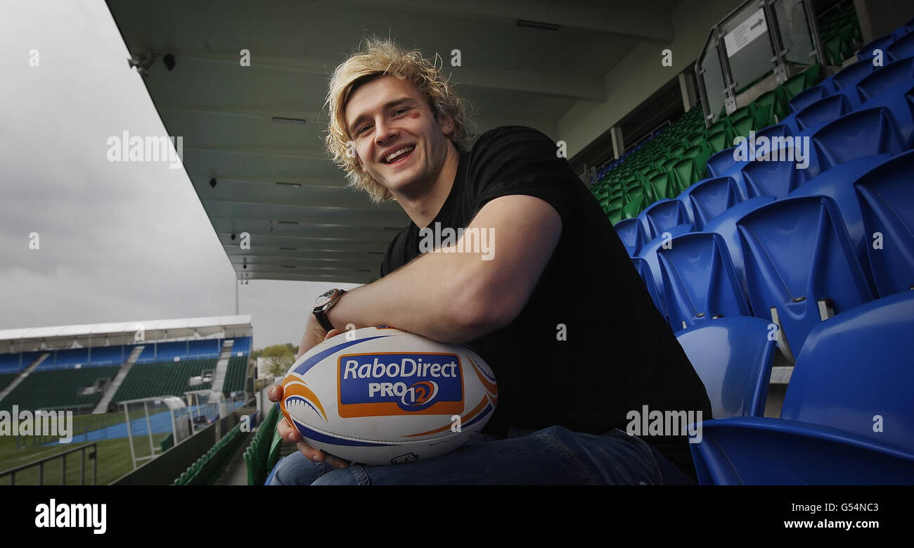 Glasgow Warriors' Richie Gray during the photocall at Scotstoun Stadium ...