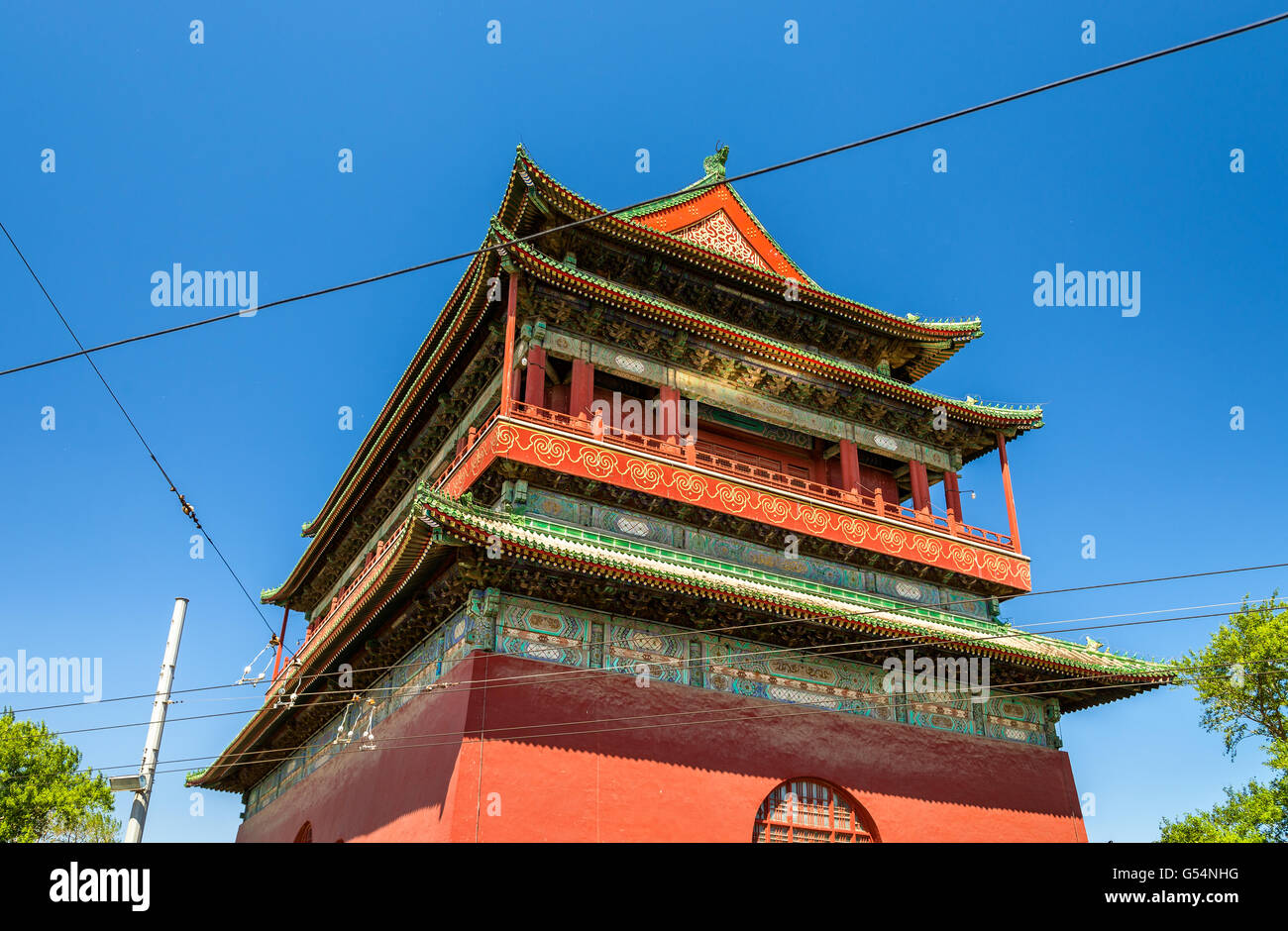 Gate wall drum tower hi-res stock photography and images - Alamy