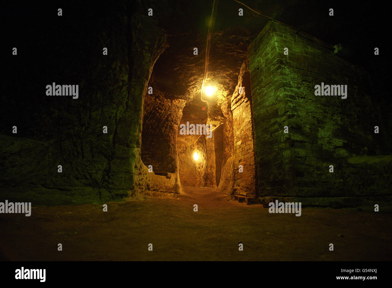 Nottingham castle cave hi-res stock photography and images - Alamy