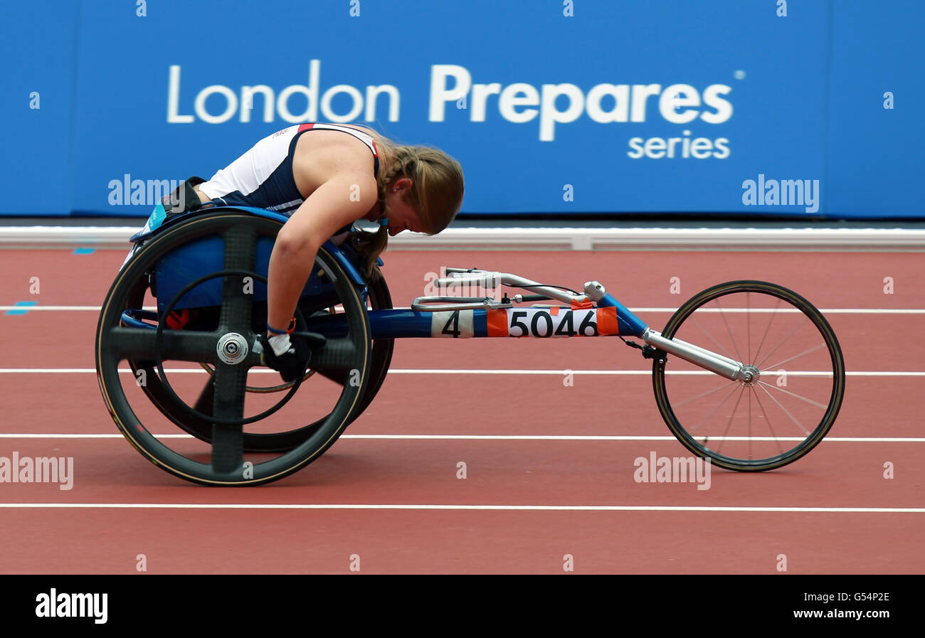 Paralympics - London Disability Grand Prix - Olympic Stadium Stock ...