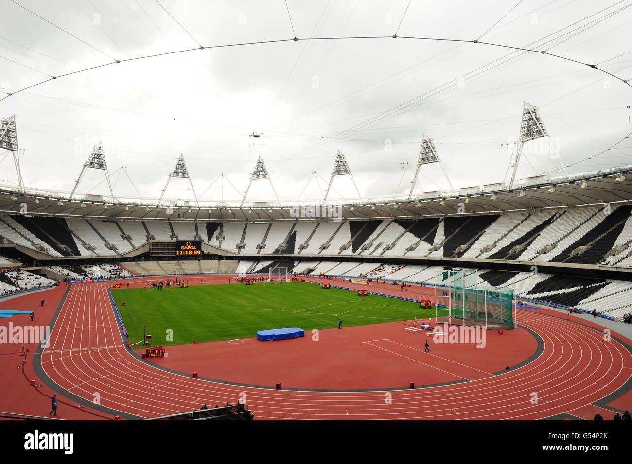 Paralympics - London Disability Grand Prix - Olympic Stadium Stock ...