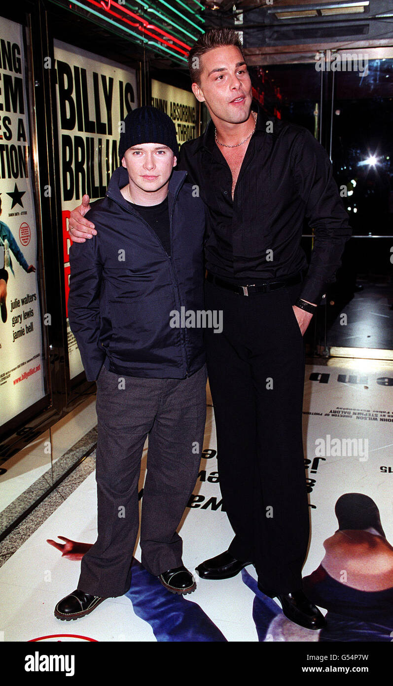 Singer Stephen Gately, member of the boy band Boyzone, with boyfriend ...