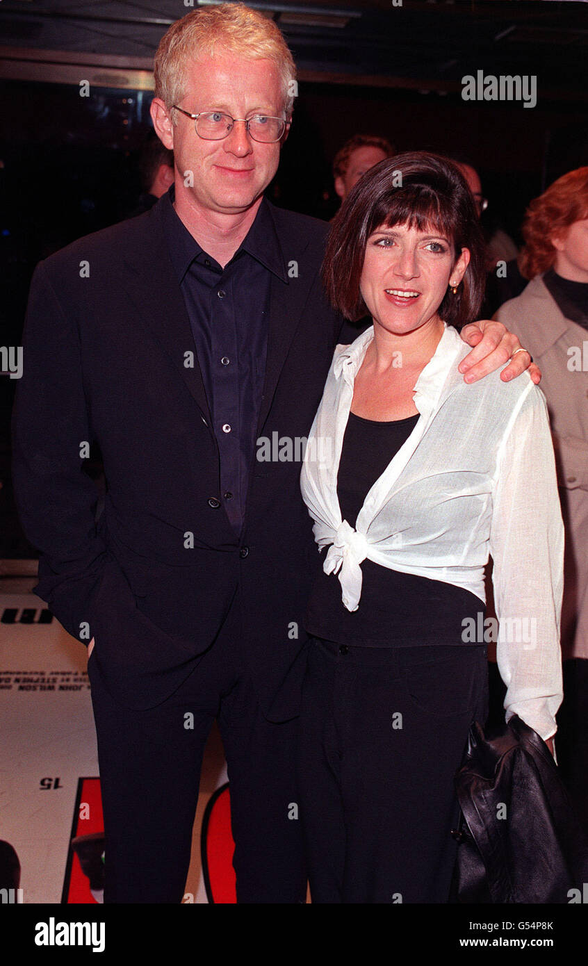 TV presenter Emma Freud and writer Richard Curtis arriving at the ...