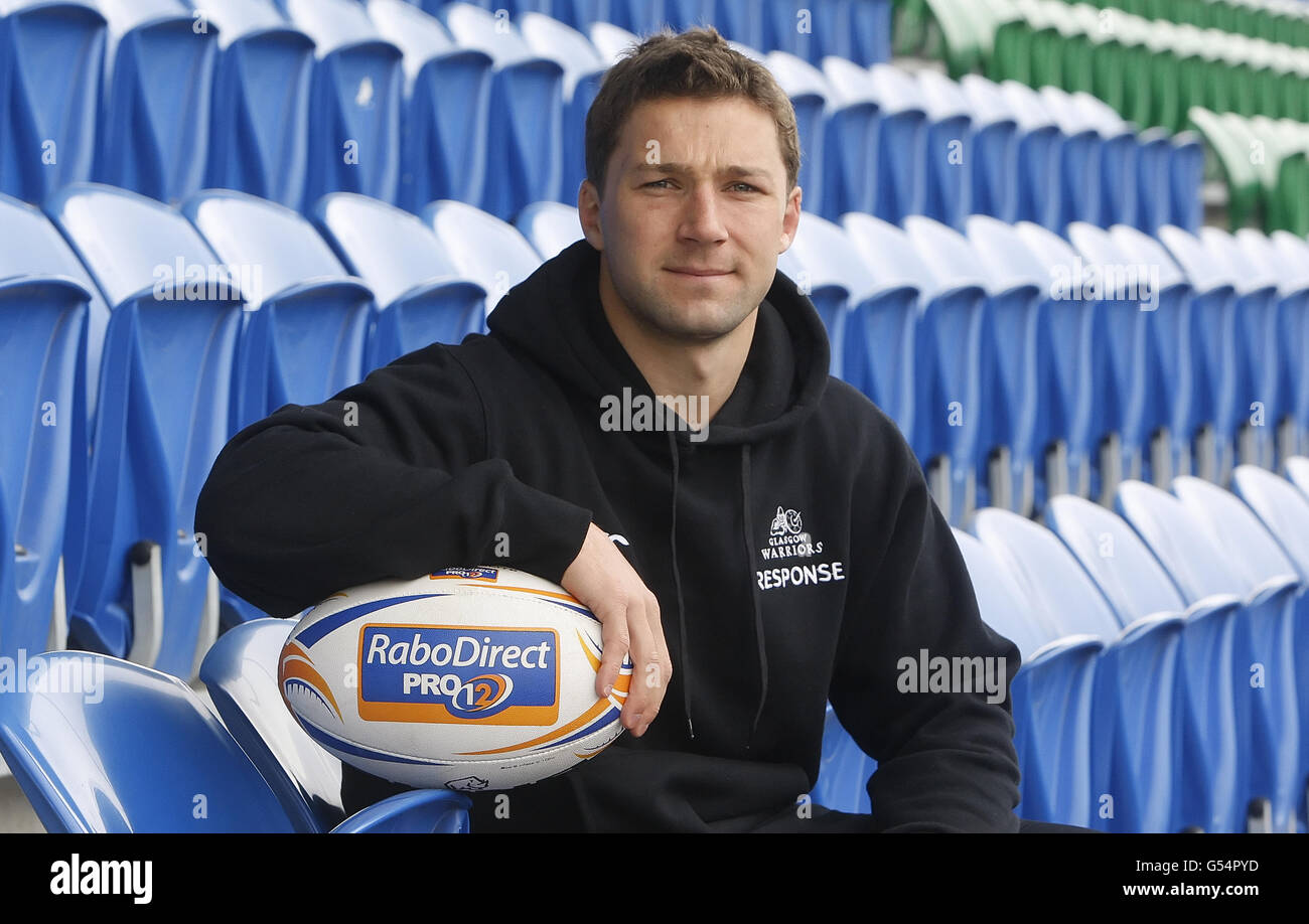 Rugby Union - Glasgow Warriors Photocall - Scotstoun Stadium Stock ...